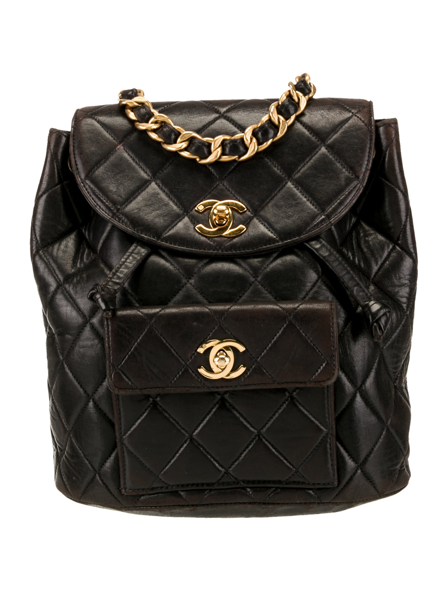 Chanel Quilted Duma Backpack - Black Backpacks, Handbags - CHA1212366 ...