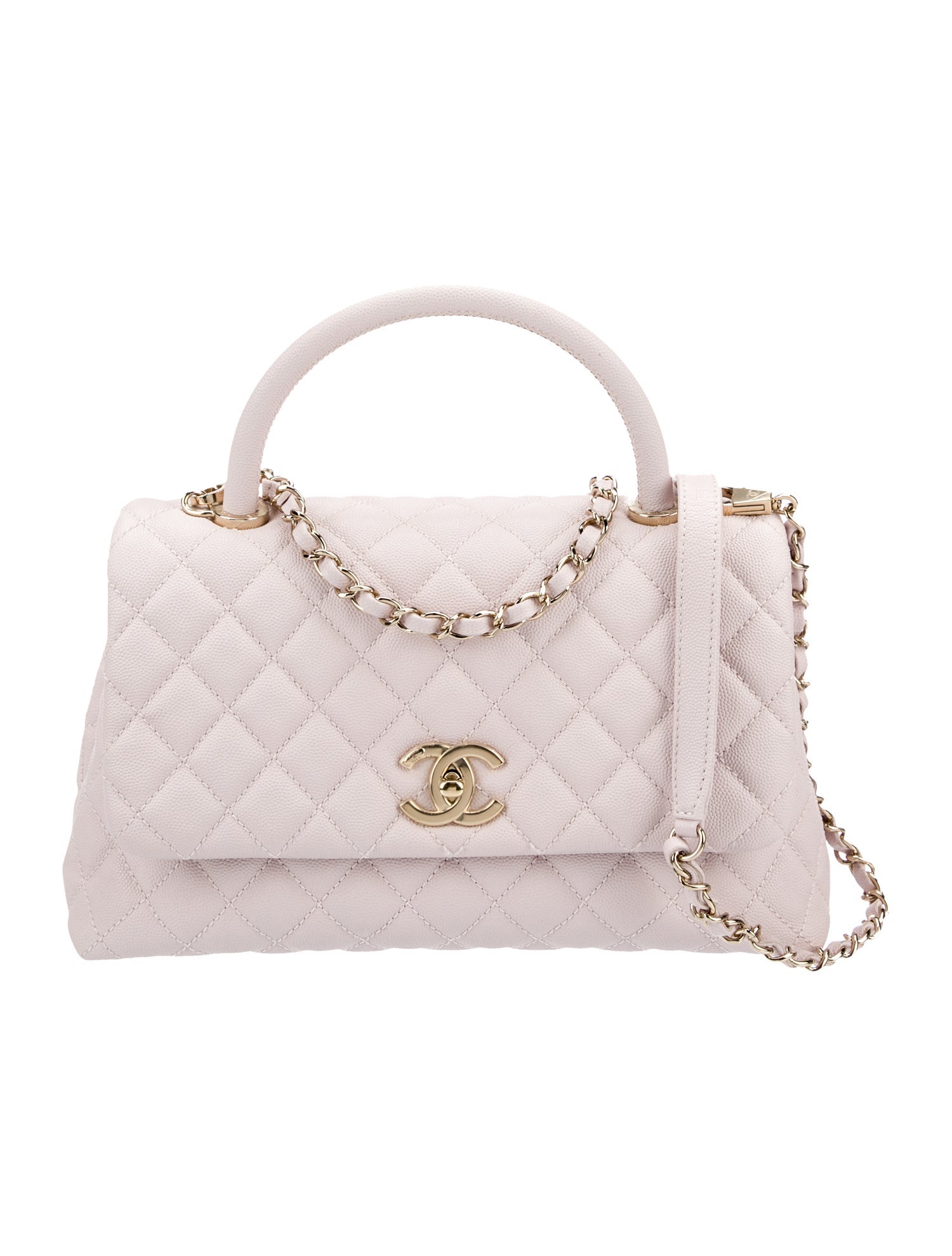 Chanel Small Coco Handle Bag - Pink Handle Bags, Handbags - CHA1212959 ...