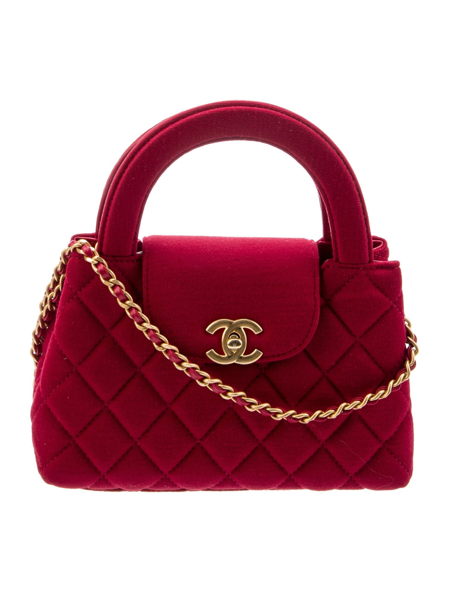 Chanel Mini Kelly Handle Bag - Red Handle Bags, Handbags - CHA1215443 ...