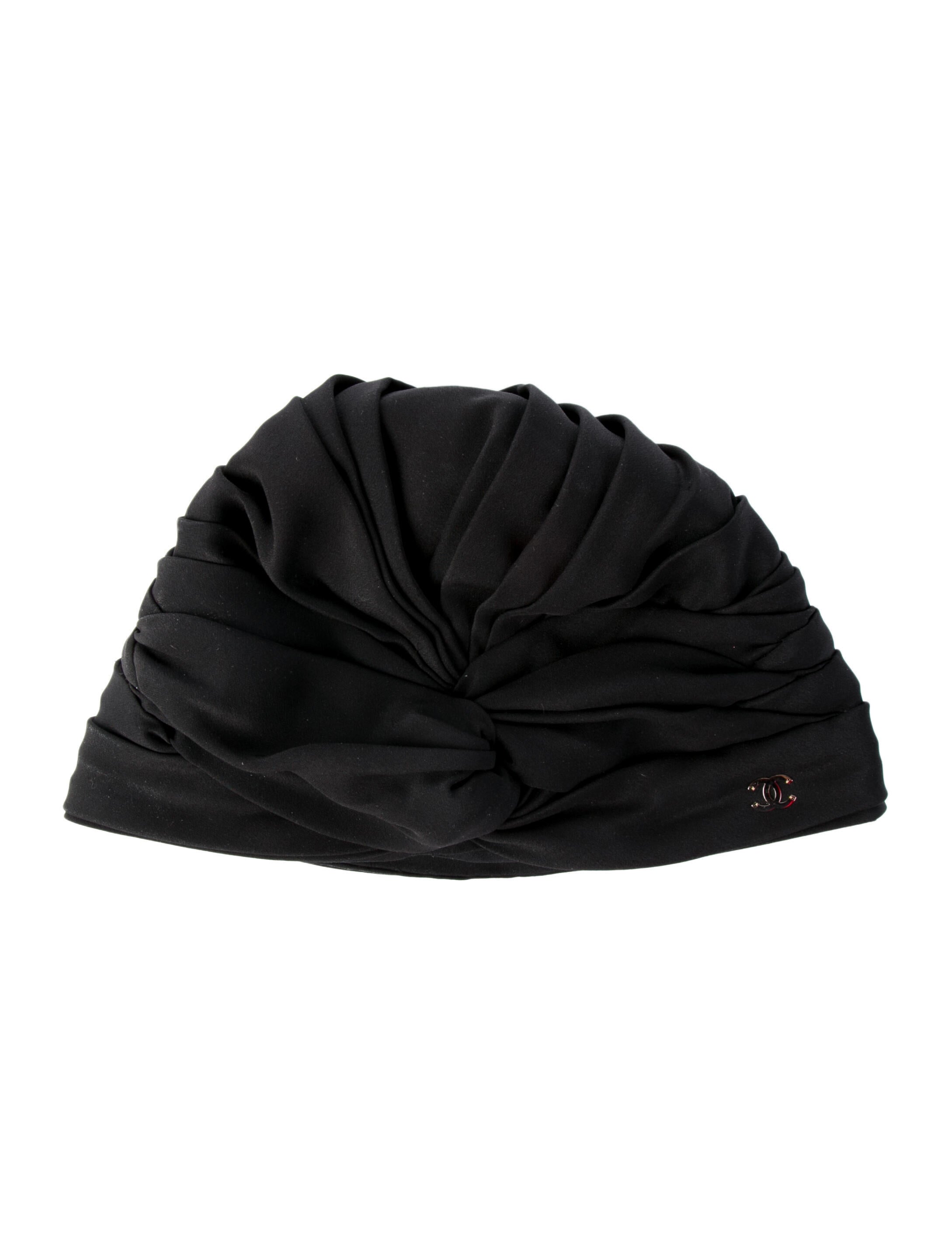 Chanel Silk Crepe Turban - Black Hats, Accessories - CHA1221288 | The ...