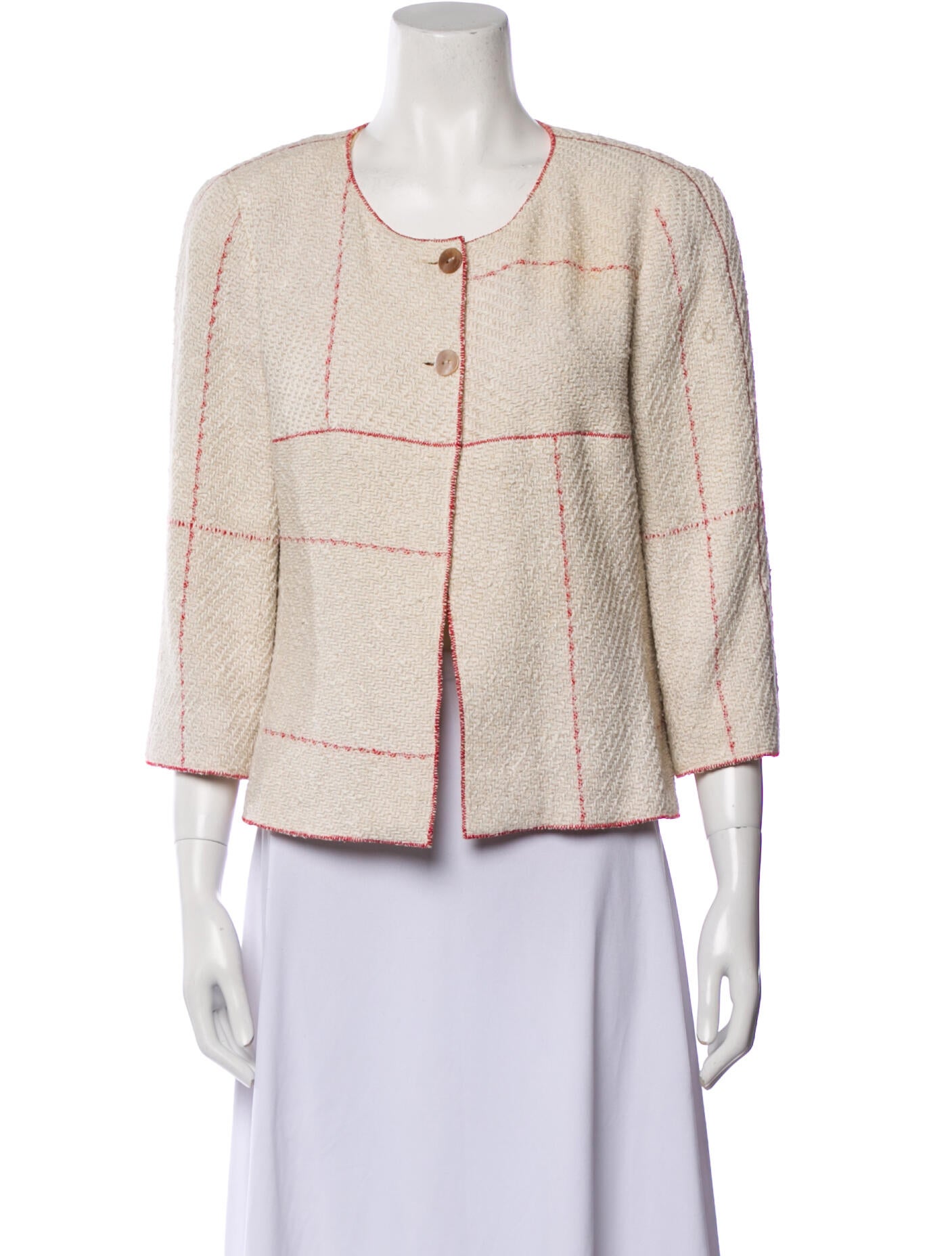 Chanel Vintage 2000 Evening Jacket - Neutrals Jackets, Clothing ...