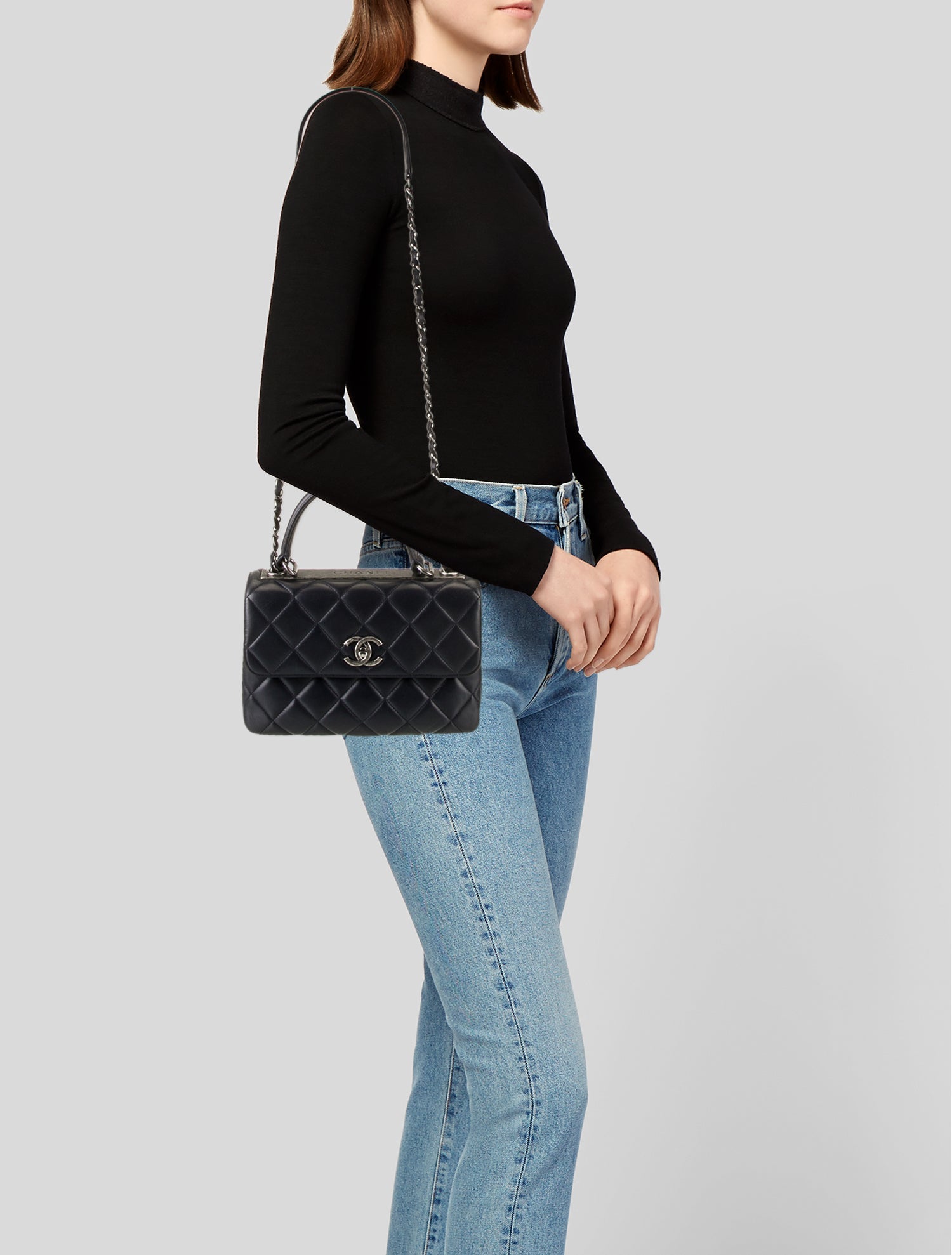 Chanel 2.55 Reissue Wallet on Chain - Blue Crossbody Bags, Handbags ...