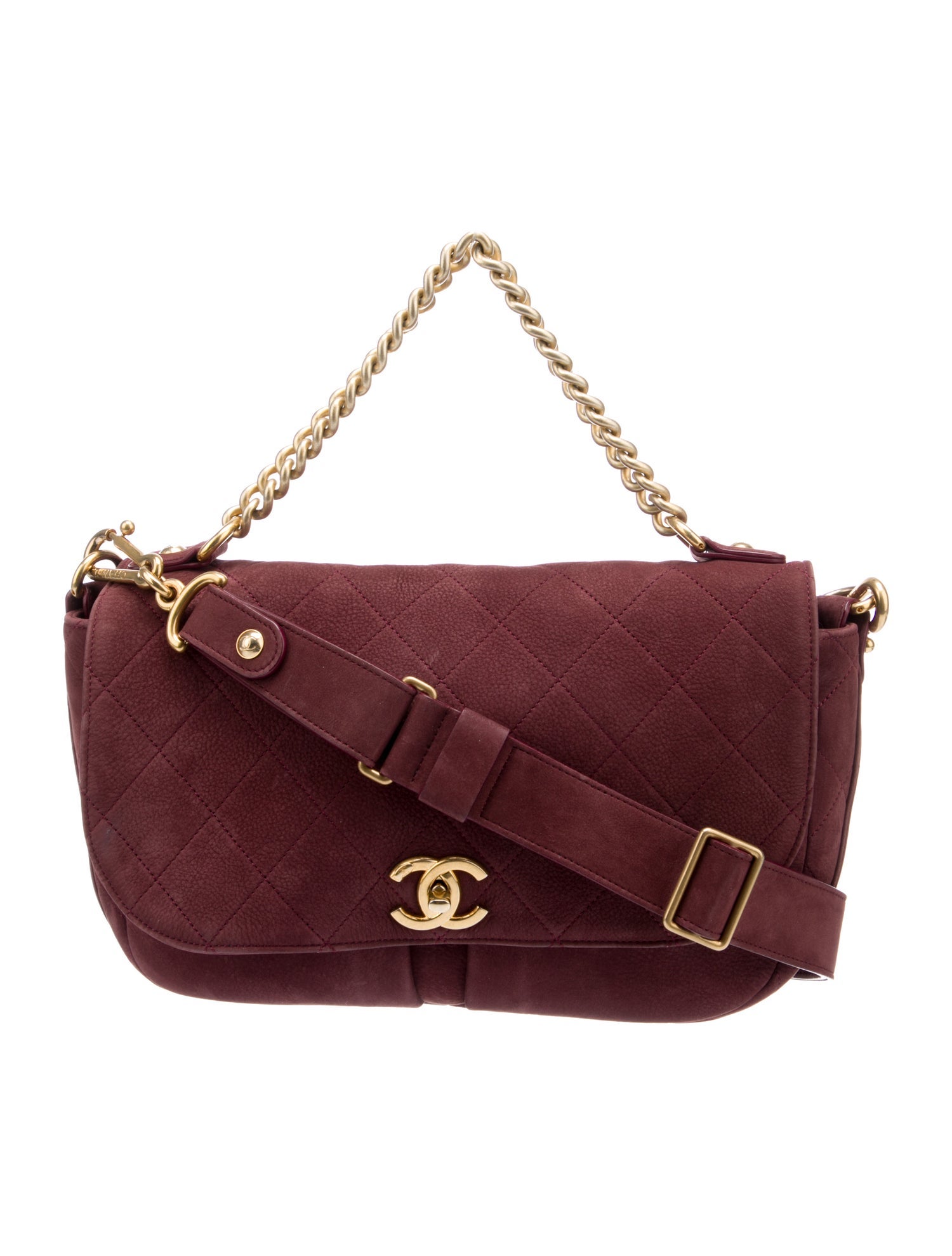 Chanel Paris-Rome Crossbody Bag - Burgundy Crossbody Bags, Handbags ...