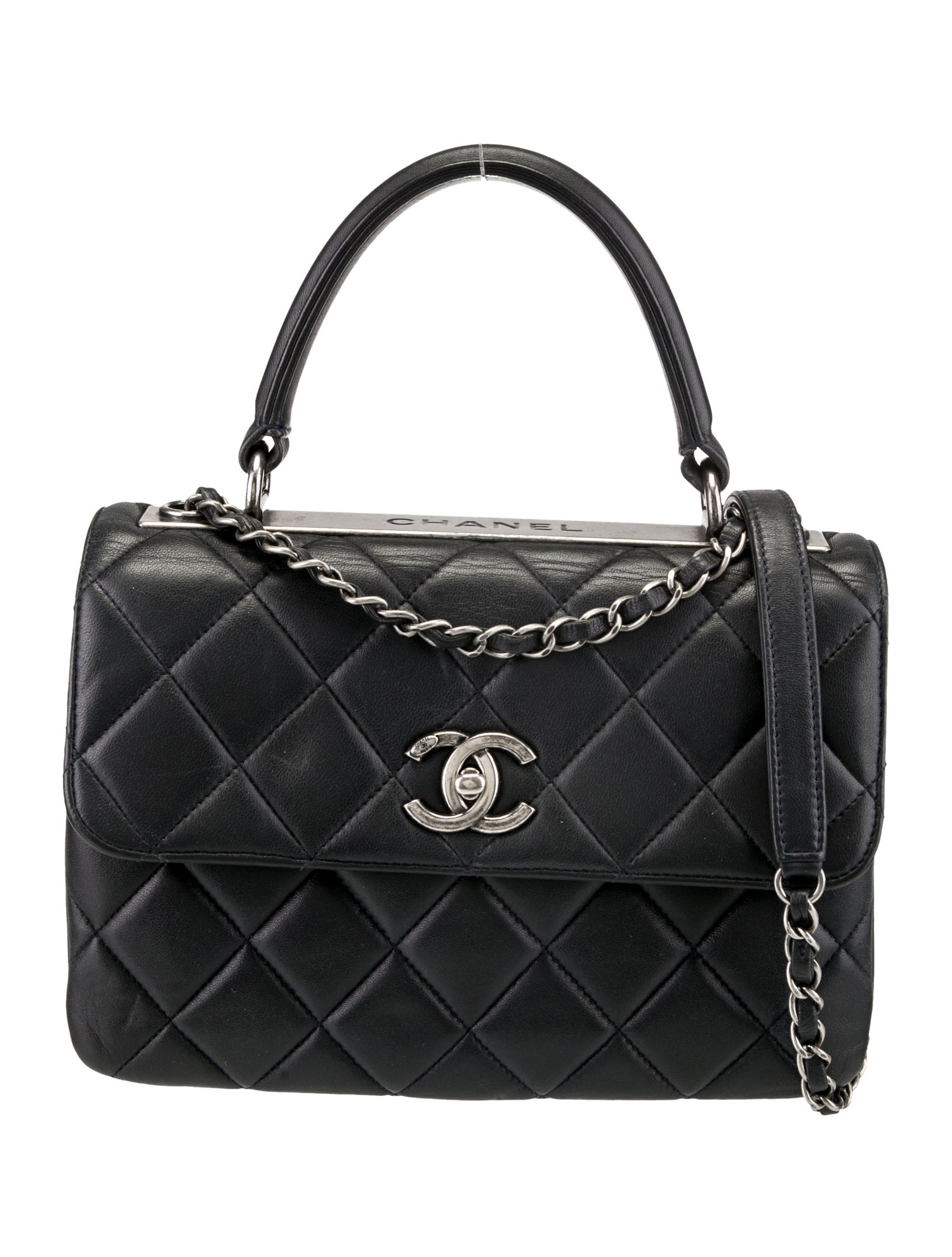 Chanel Mini Trendy CC Top Handle Bag - Handle Bags, Handbags | The RealReal