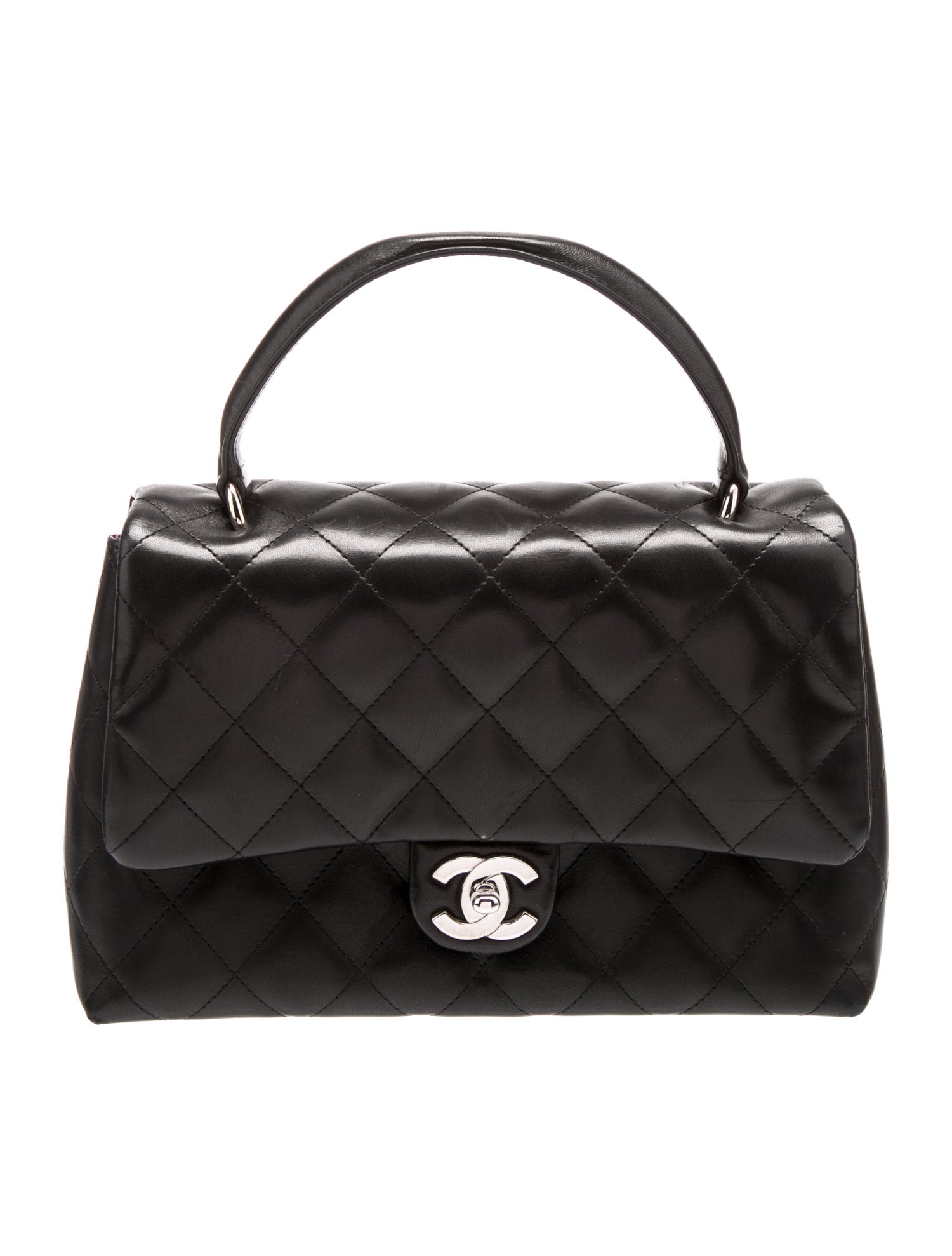 Chanel Medium Kelly Flap Bag - Black Handle Bags, Handbags - CHA1229889 ...
