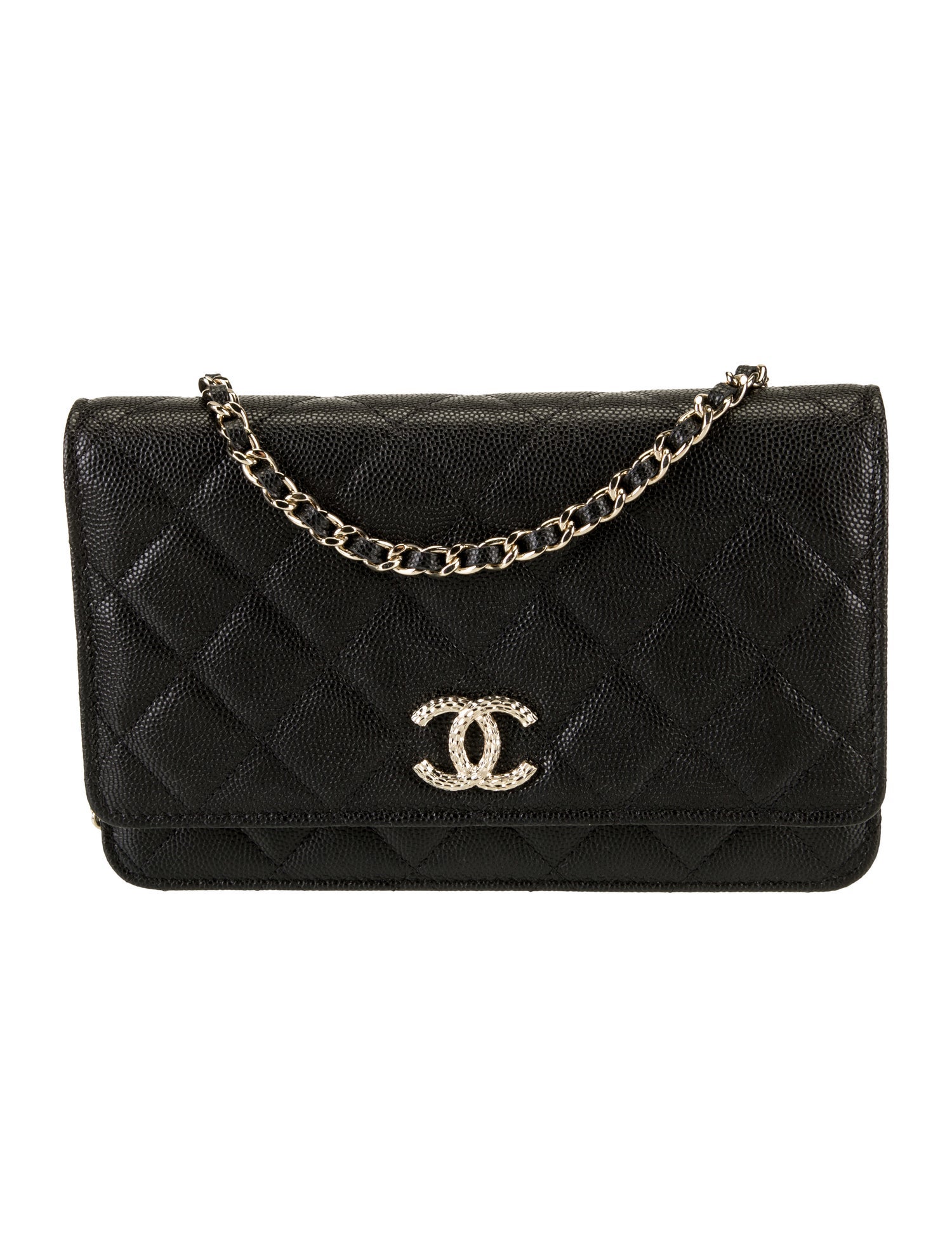 Chanel Classic Quilted Wallet On Chain - Black Crossbody Bags, Handbags ...