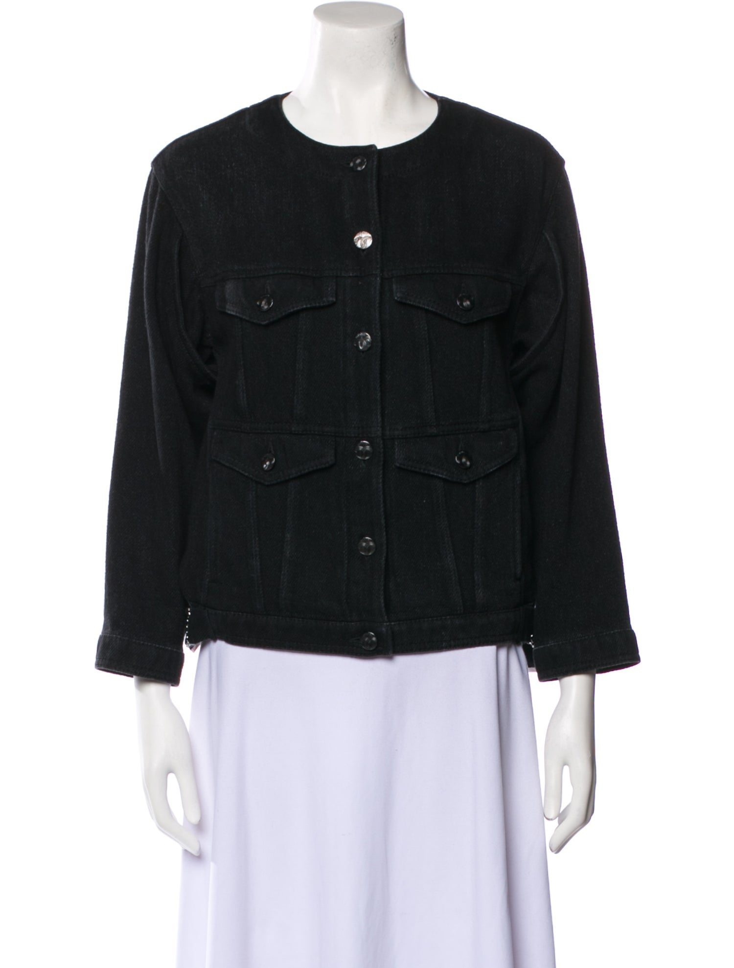 Chanel 2019 Denim Jacket - Black Jackets, Clothing - CHA1233415 | The ...