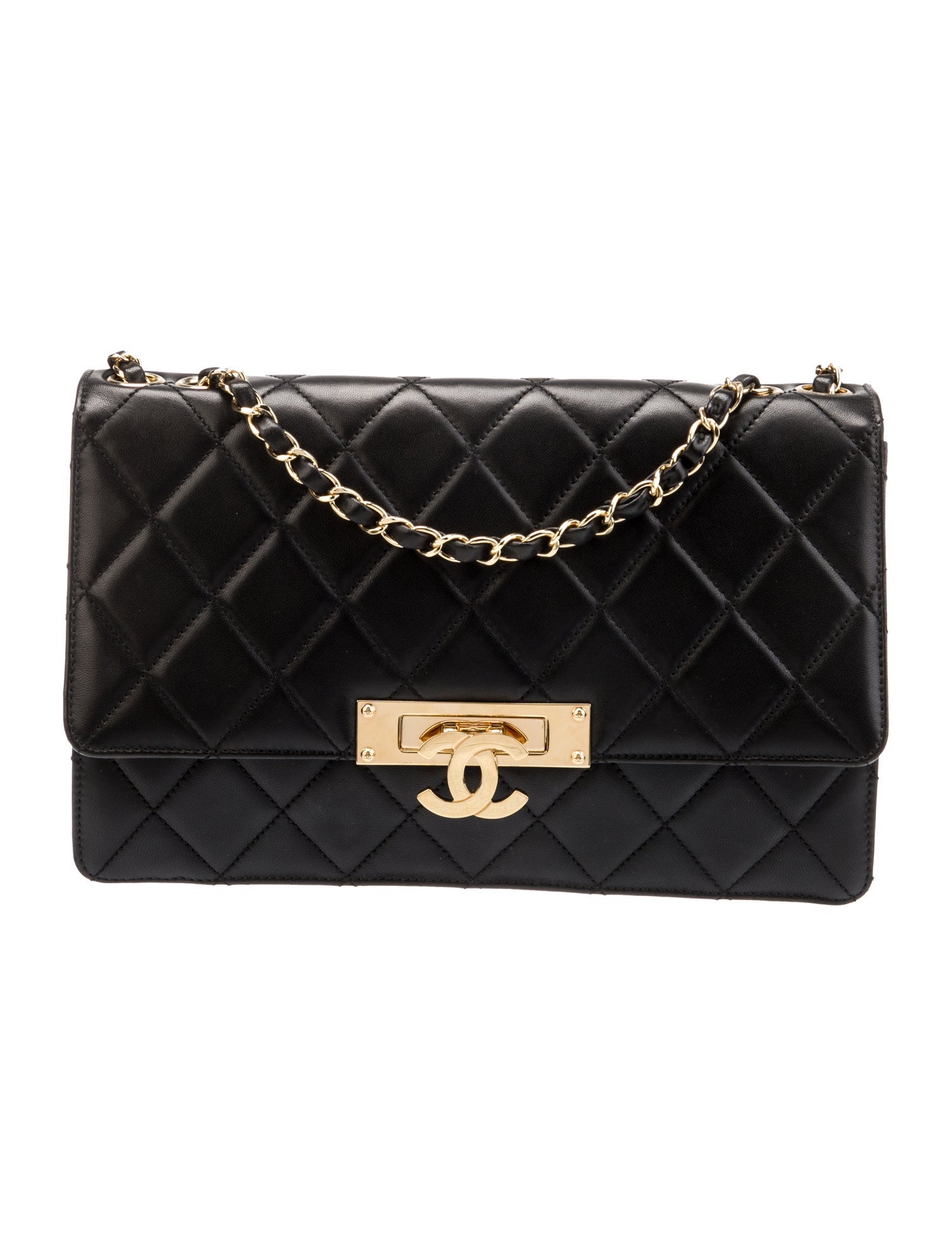 Chanel Large Golden Class Flap Bag - Black Shoulder Bags, Handbags ...