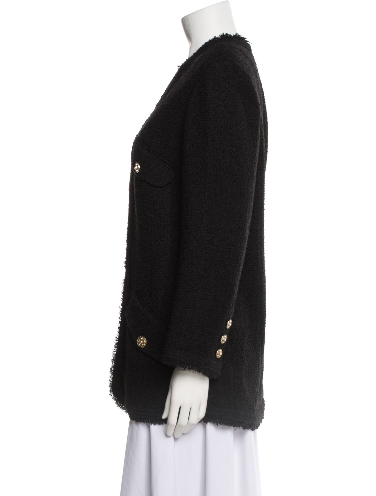Chanel 2020 Wool Jacket - Black Jackets, Clothing - CHA1234119 | The ...