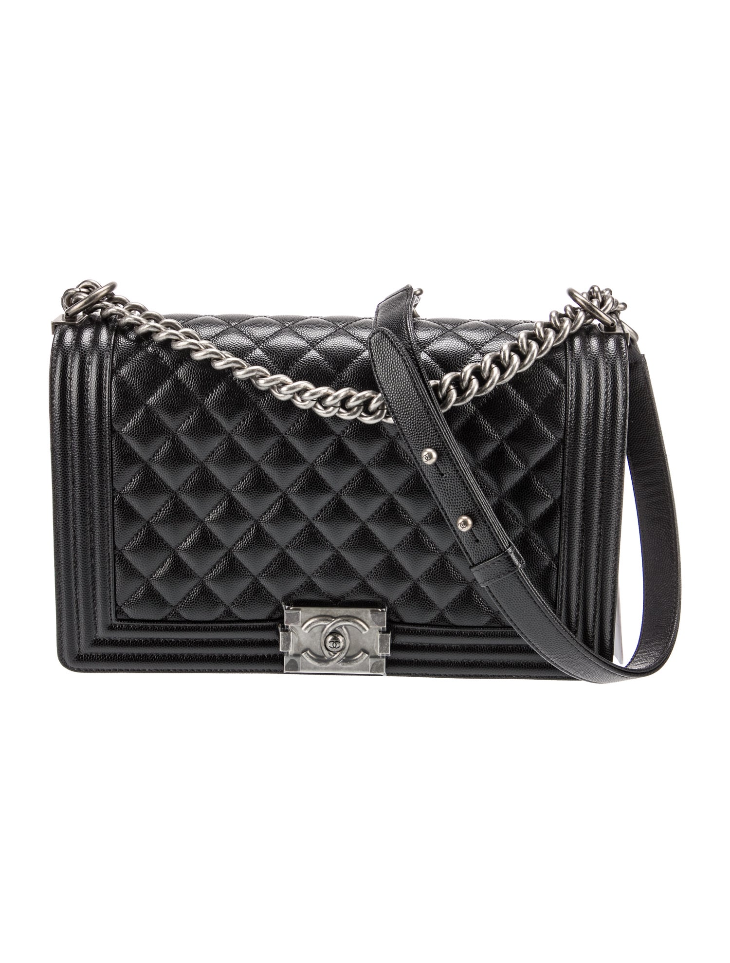 Chanel Large Boy Bag w/Tags - Black Shoulder Bags, Handbags ...