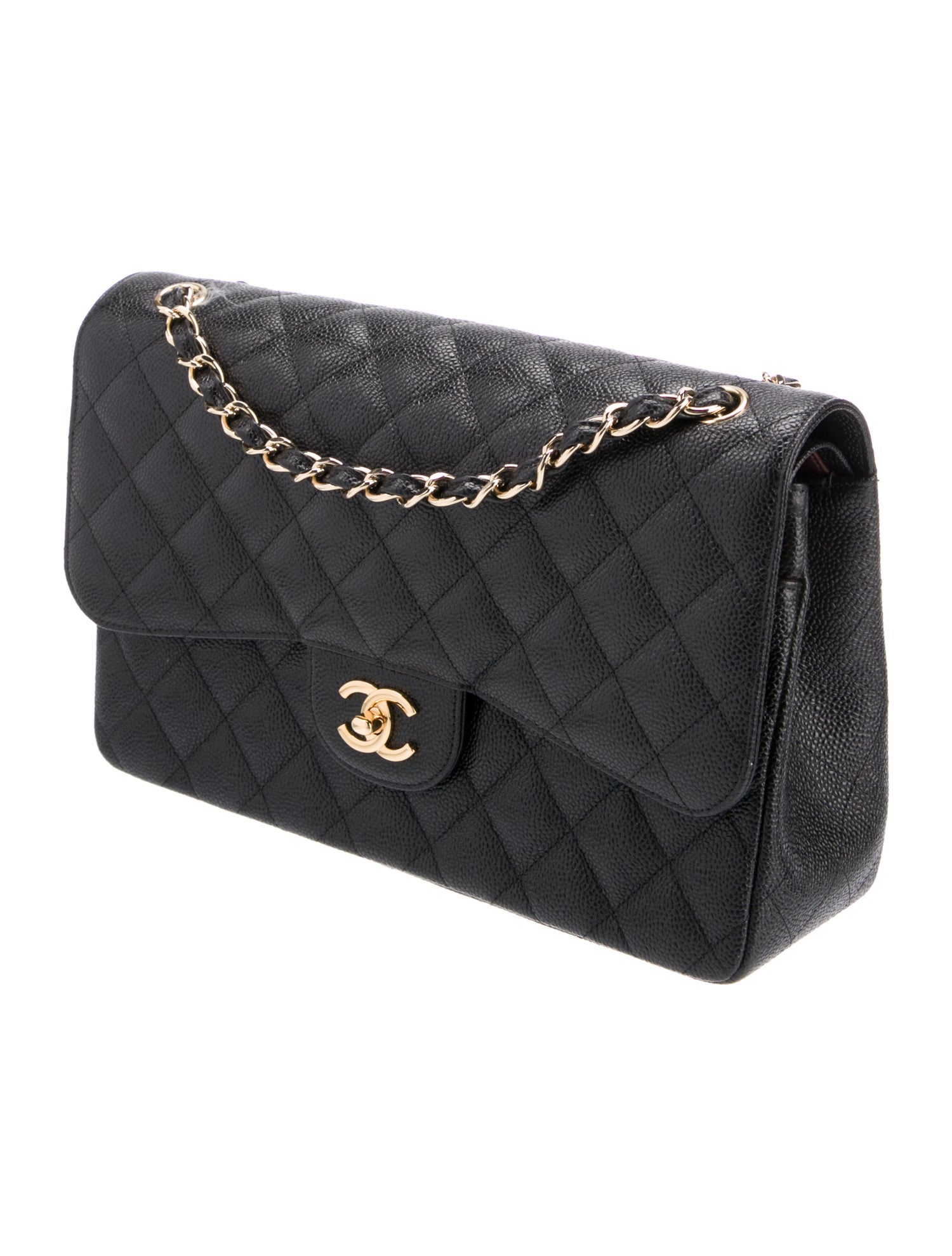 Chanel Classic Jumbo Double Flap Bag - Black Shoulder Bags, Handbags ...