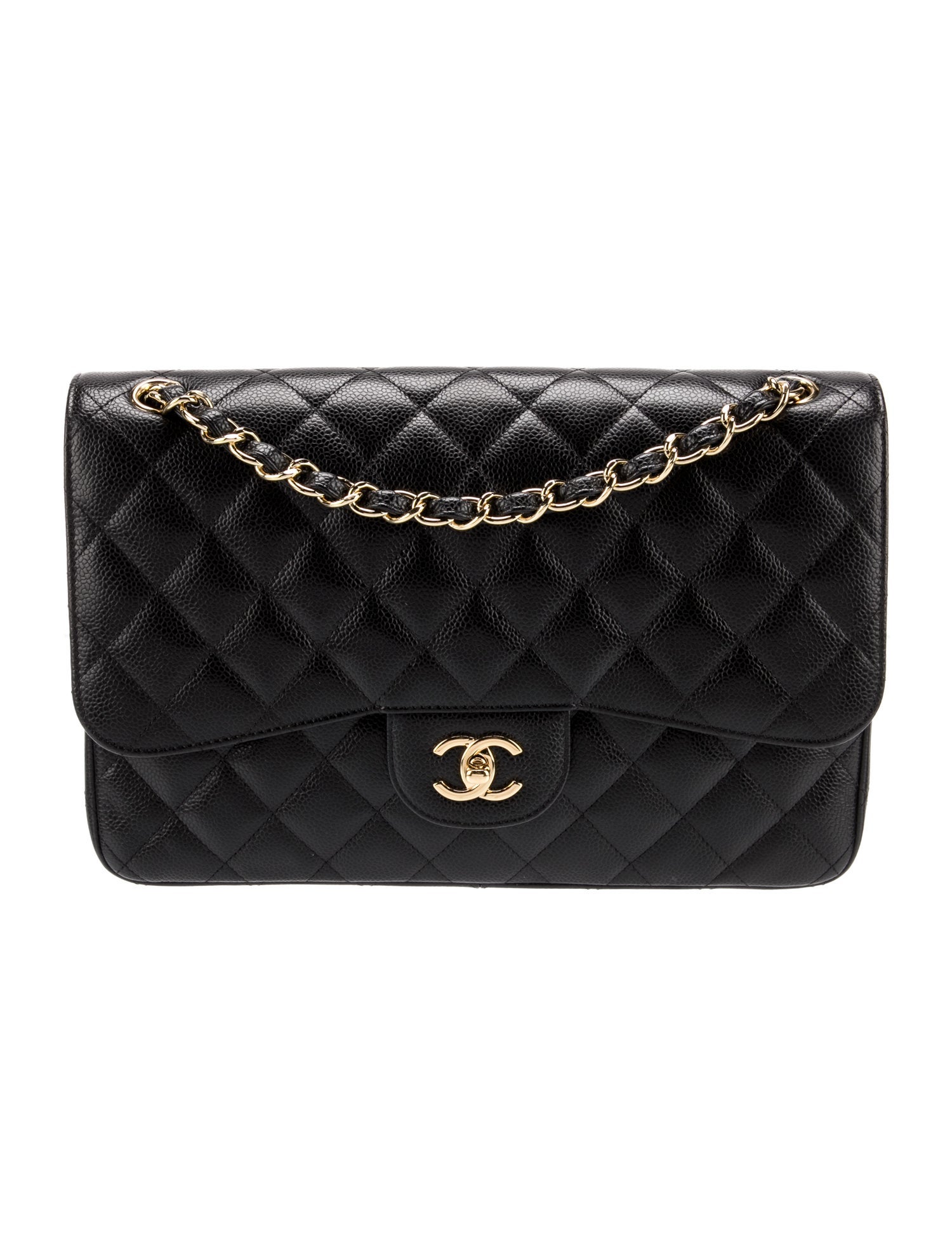 Chanel Classic Jumbo Double Flap Bag - Black Shoulder Bags, Handbags ...