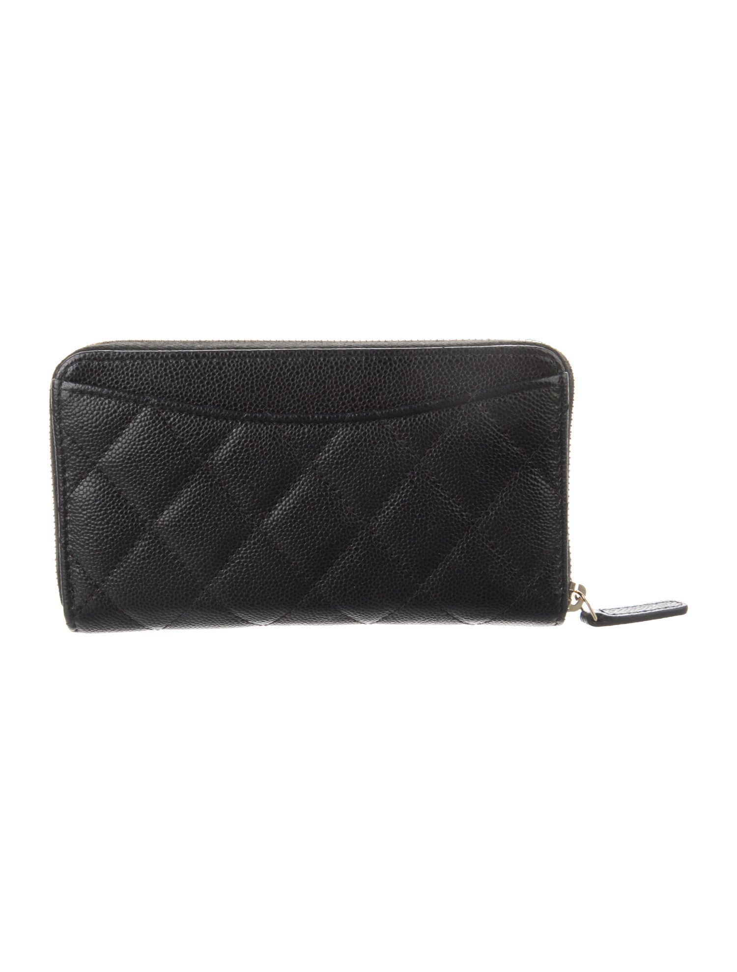Chanel 2014 Interlocking CC Logo Continental Wallet - Black Wallets ...