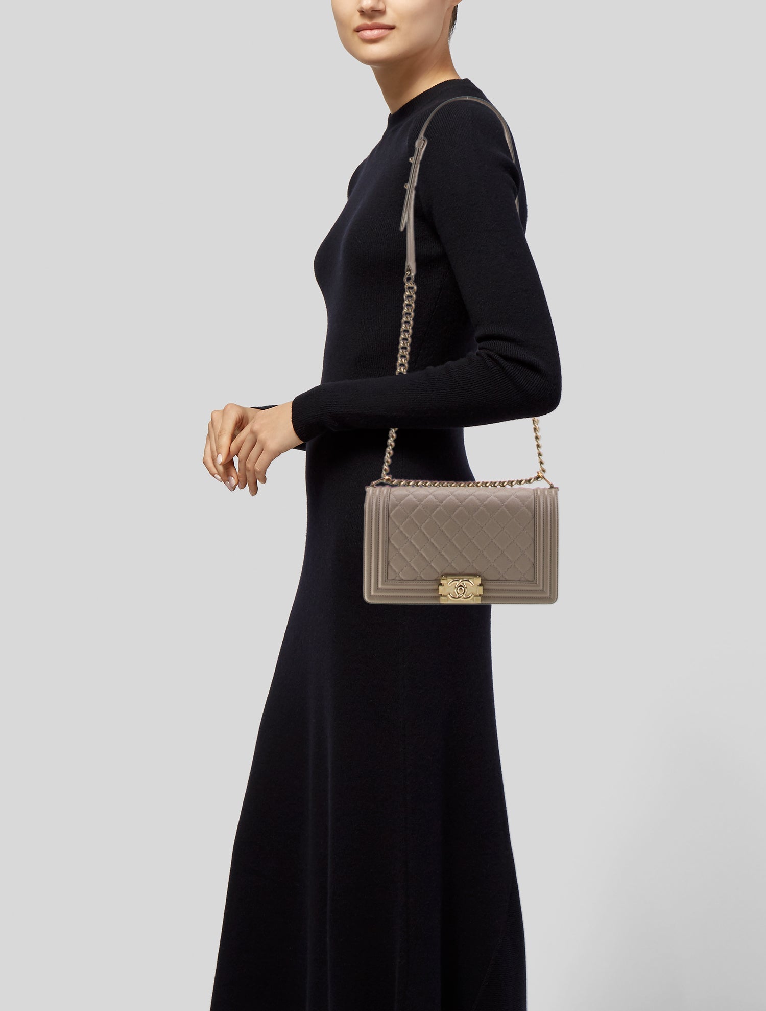 Chanel Large Boy Bag - Blue Shoulder Bags, Handbags - CHA1276424 | The ...