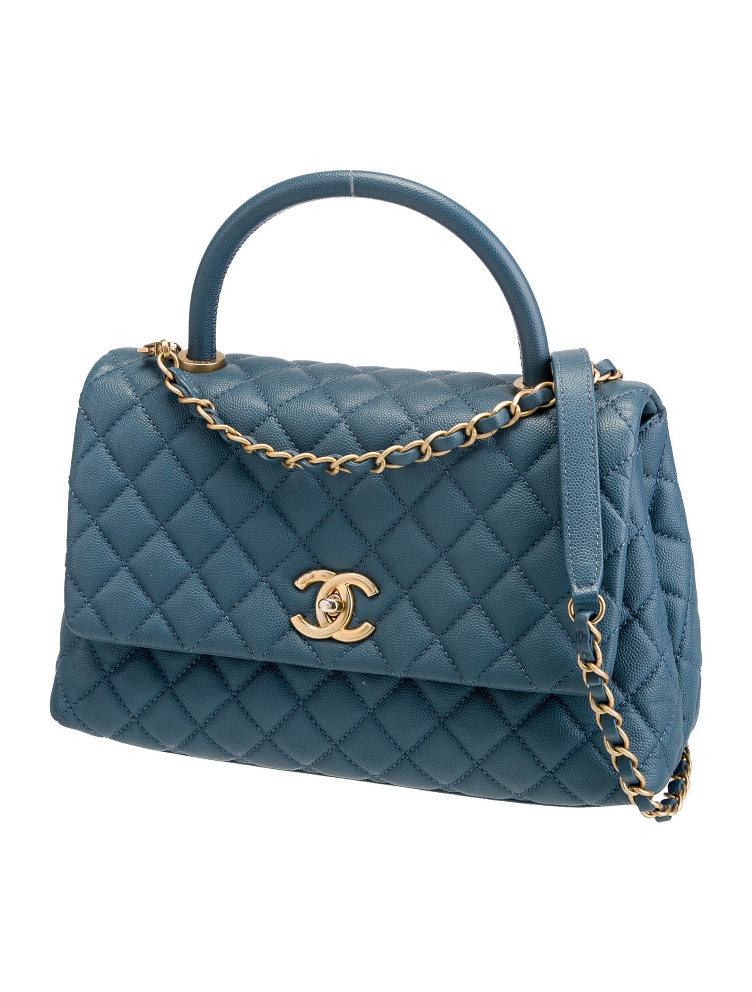 Chanel 2025 Mini Top Handle Flap Bag - Black Handle Bags, Handbags ...