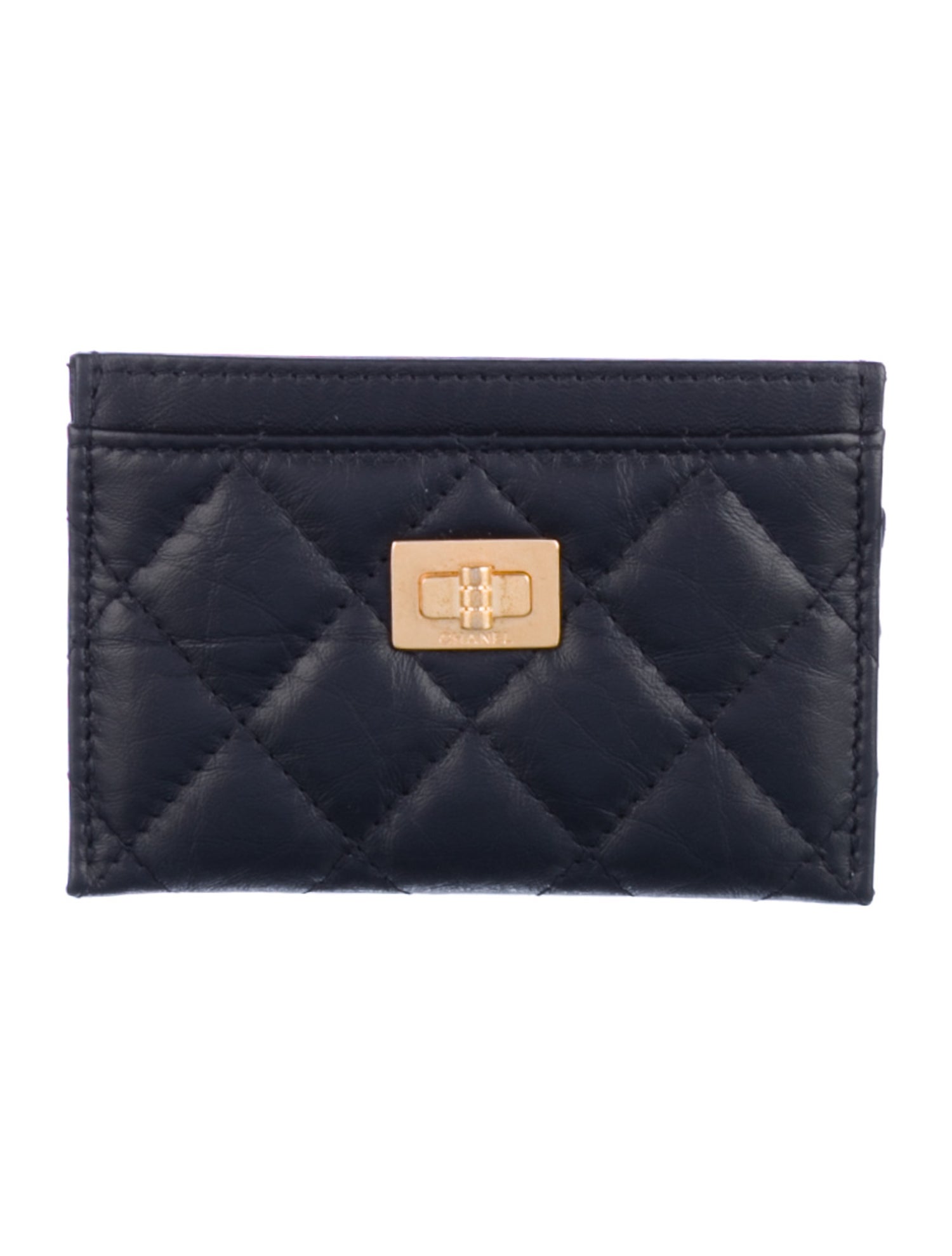 Chanel Quilted Pattern Calfskin Card Holder - Black Wallets, Accessories - CHA1247417 | The RealReal