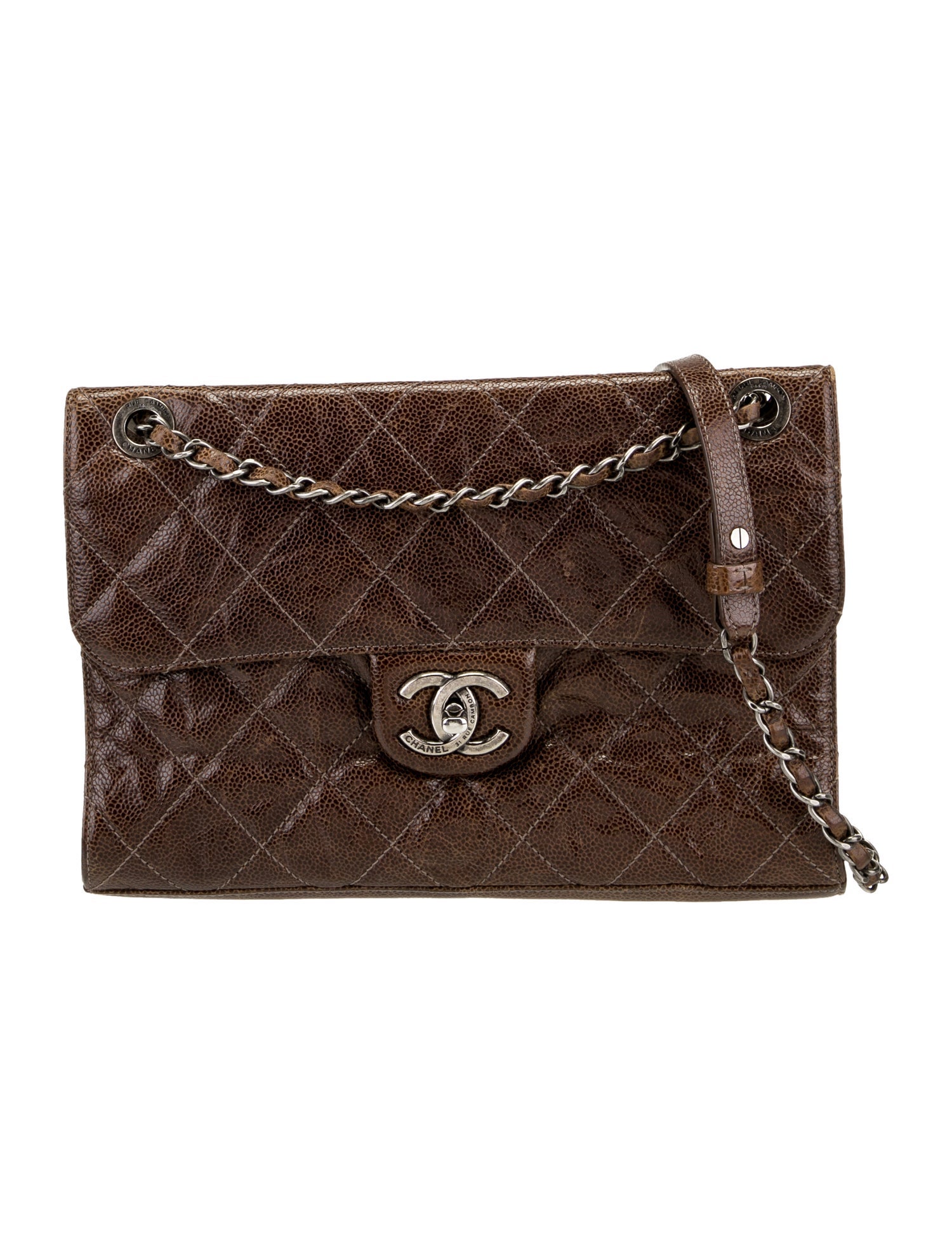 Chanel Paris-Edinburgh Medium CC Crave Flap Bag - Brown Shoulder Bags, Handbags - CHA1247424 ...