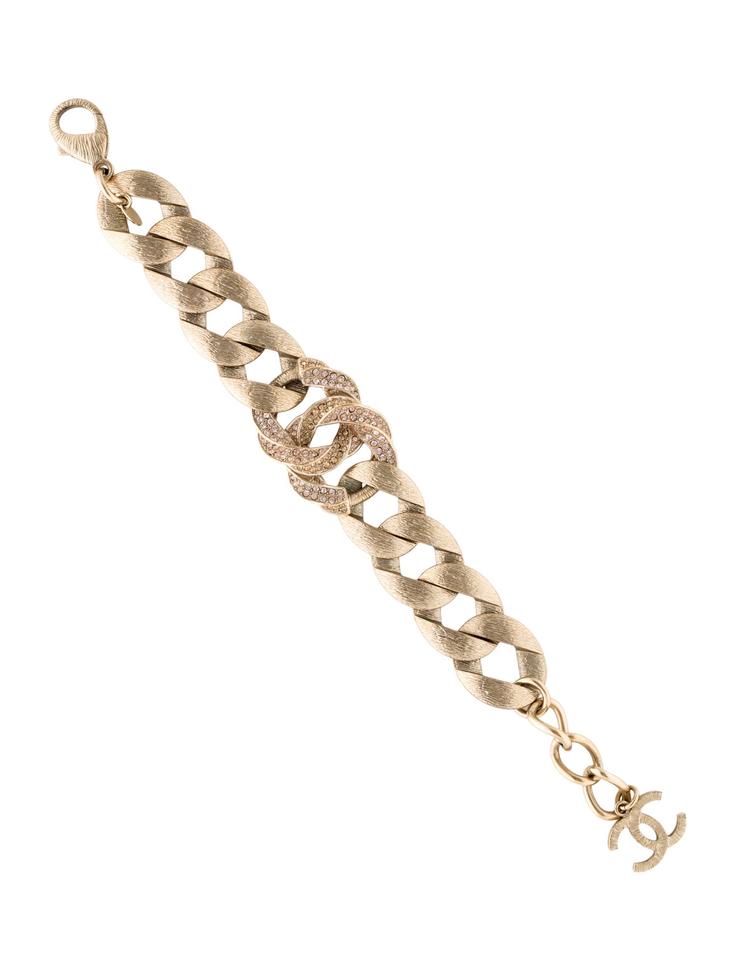 Bracelet Nicolis Cola 18K Diamond Link Bracelet - 18K White Gold Link ...