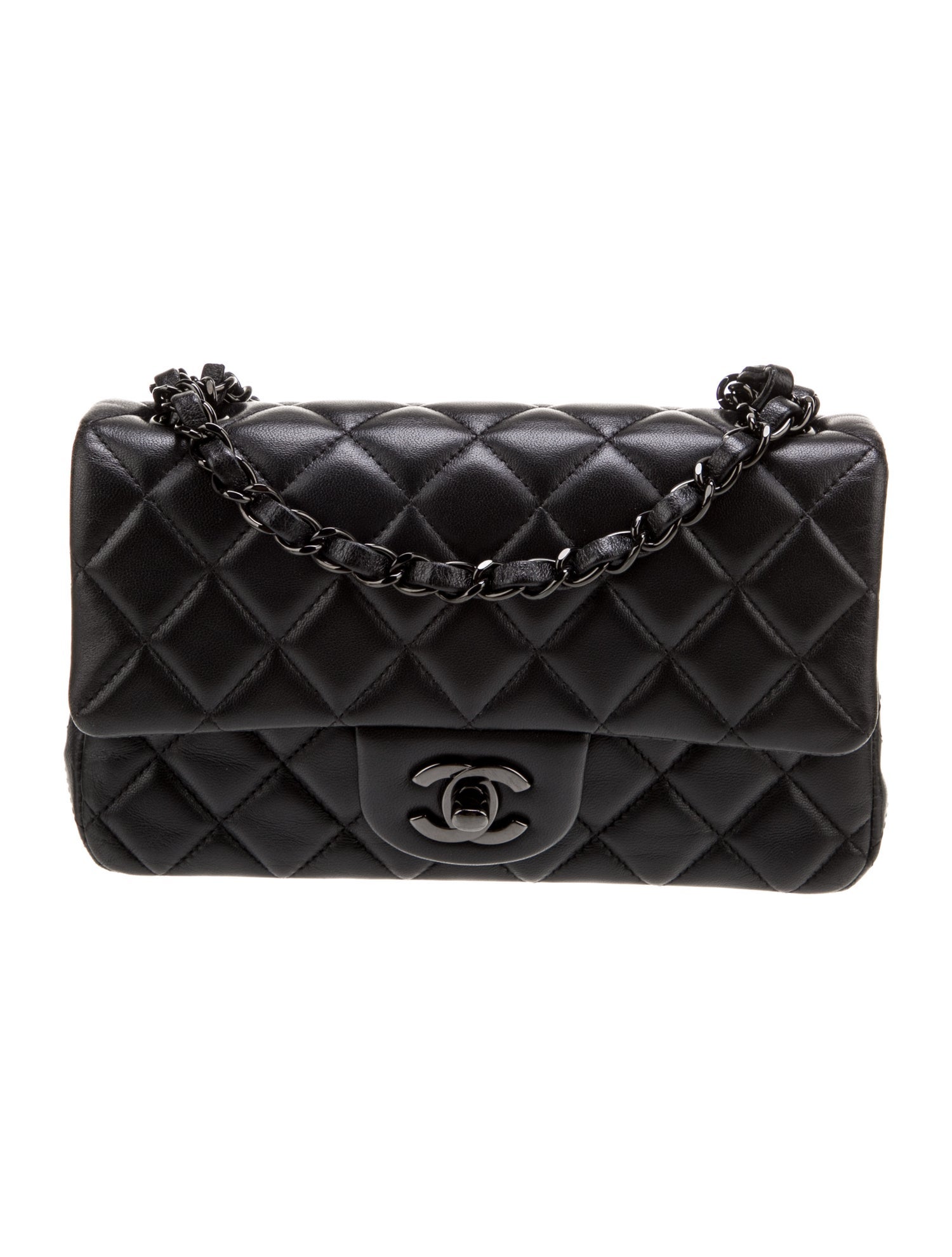 Chanel Classic So Black Rectangular Mini Flap Bag - Black Shoulder Bags ...
