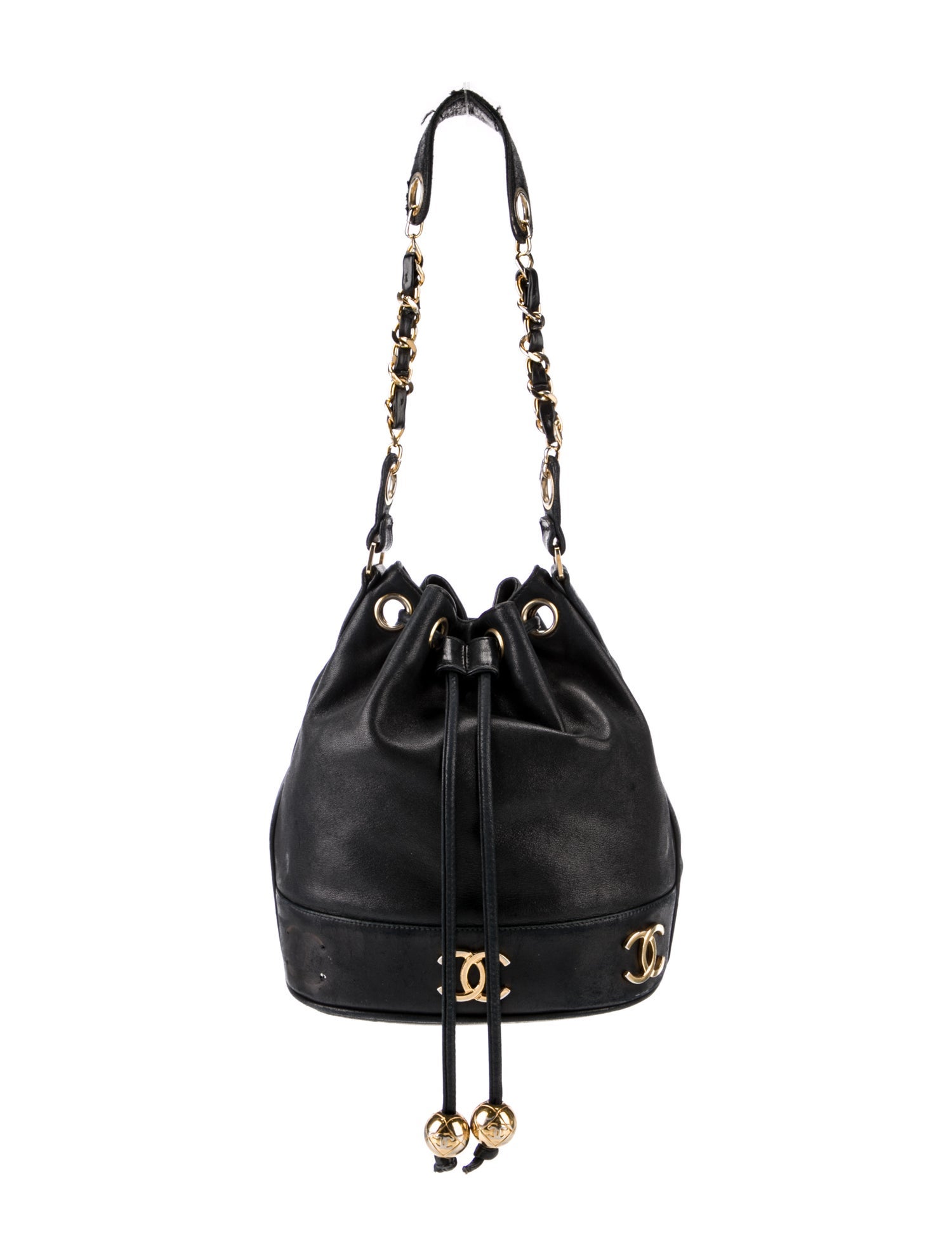 Chanel Triple CC Bucket Bag - Black Bucket Bags, Handbags - CHA1249364 ...