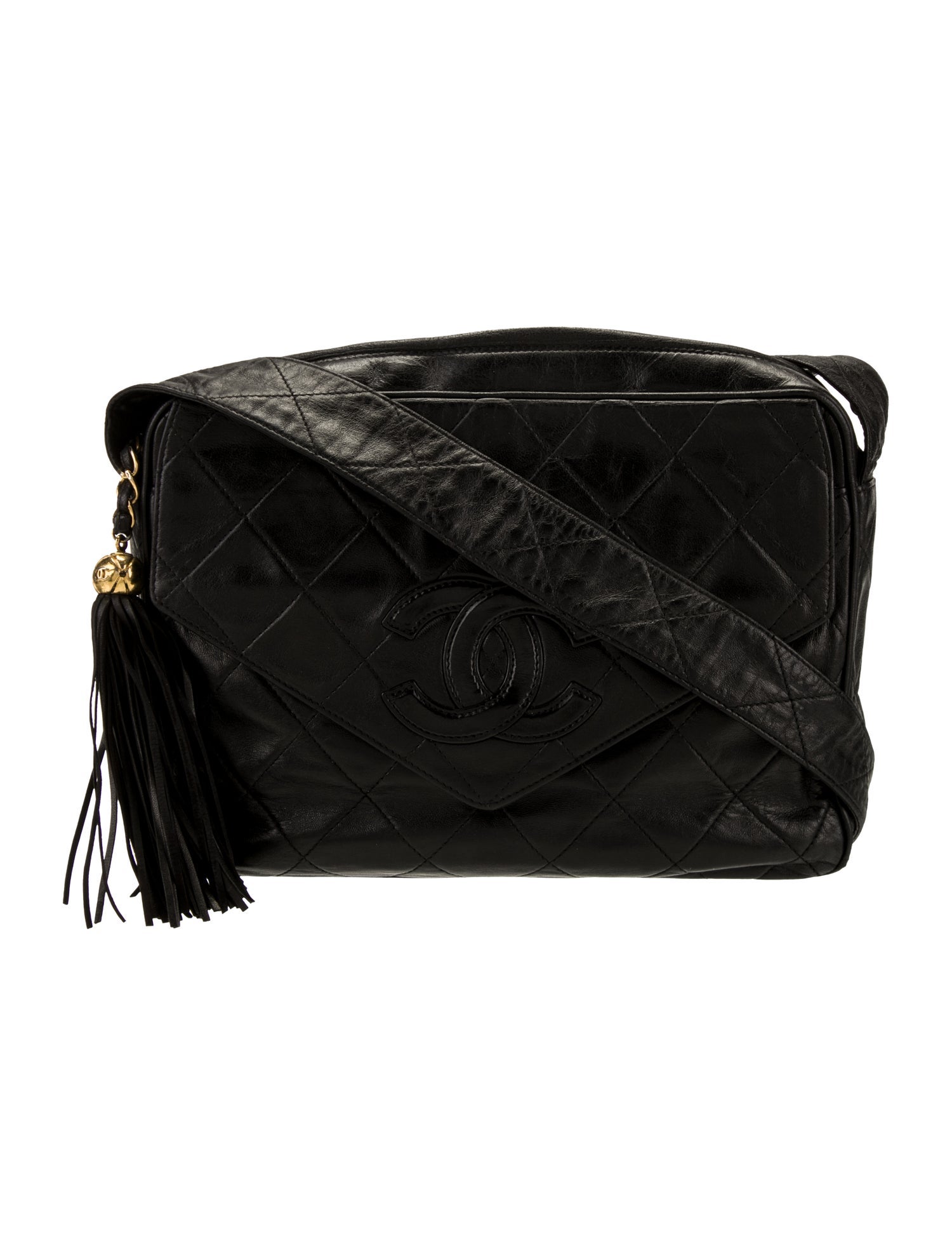 Chanel Quilted CC Camera Bag - Black Crossbody Bags, Handbags ...