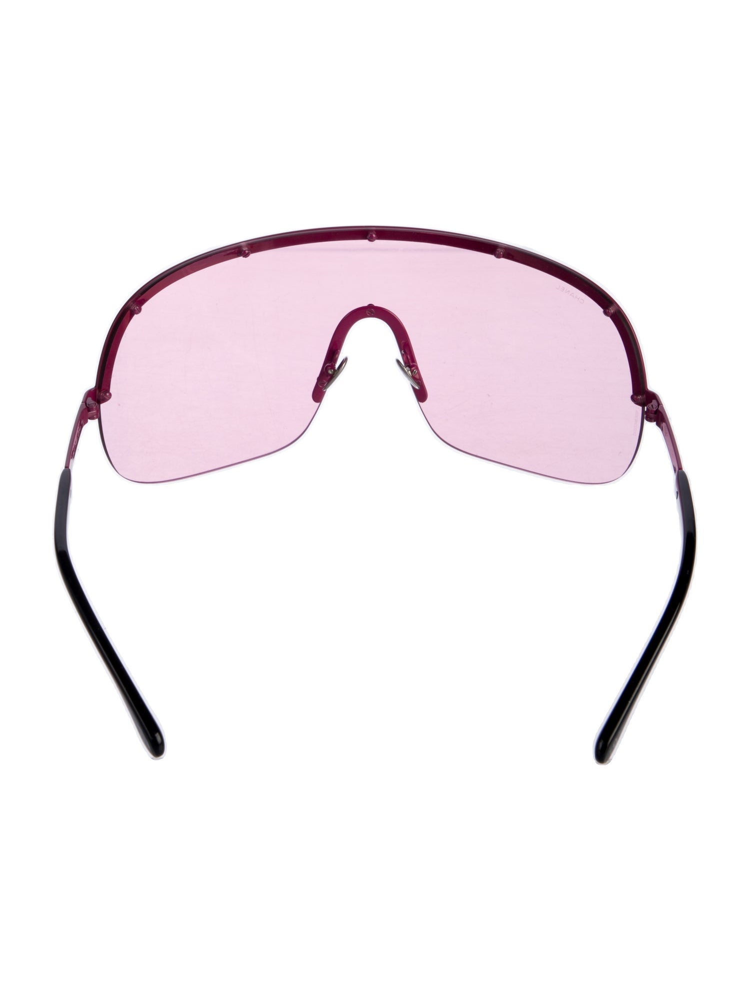 Chanel Coco Beach Interlocking CC Logo Sunglasses - Pink Sunglasses ...