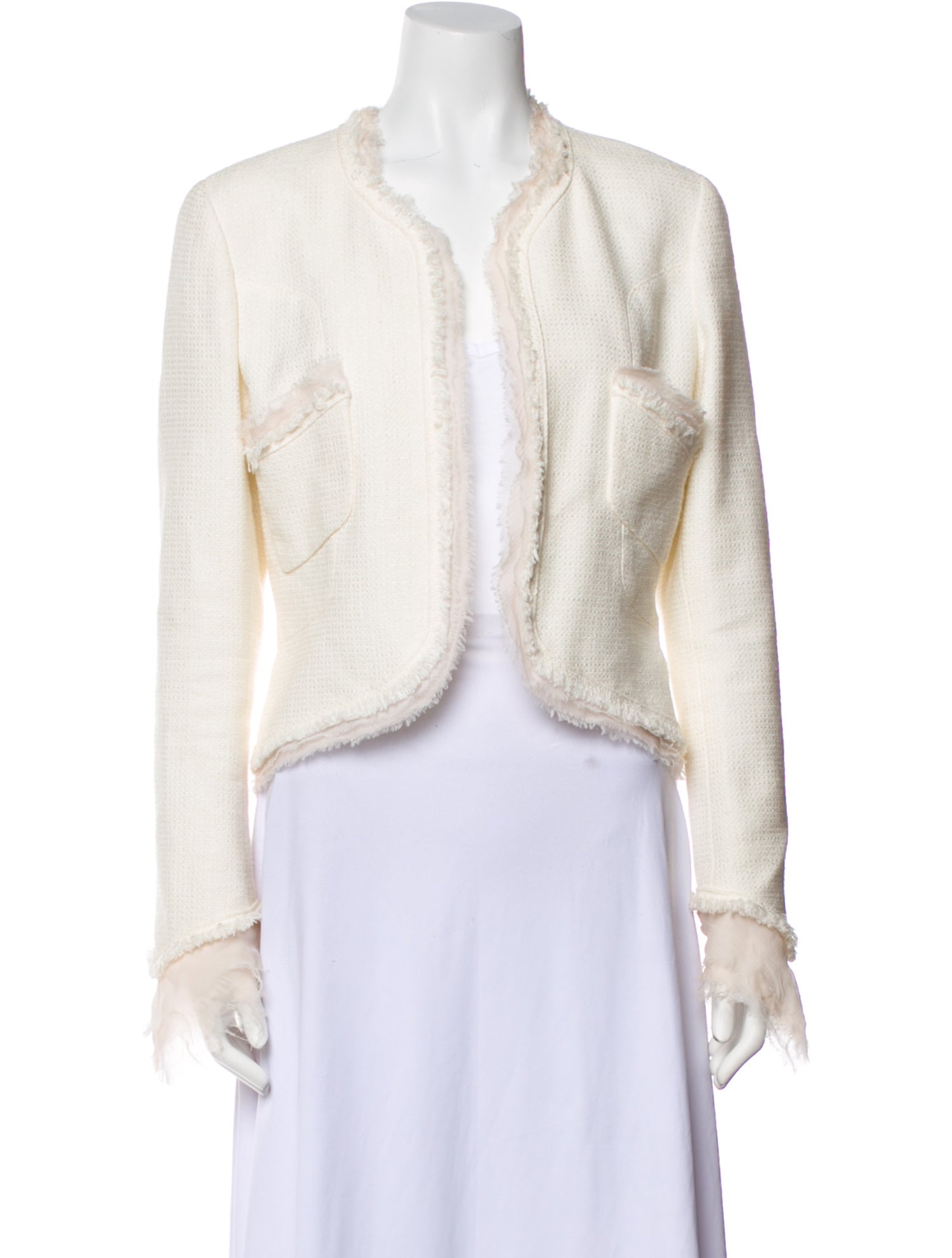 Chanel Vintage 2004 Evening Jacket - Neutrals Jackets, Clothing ...