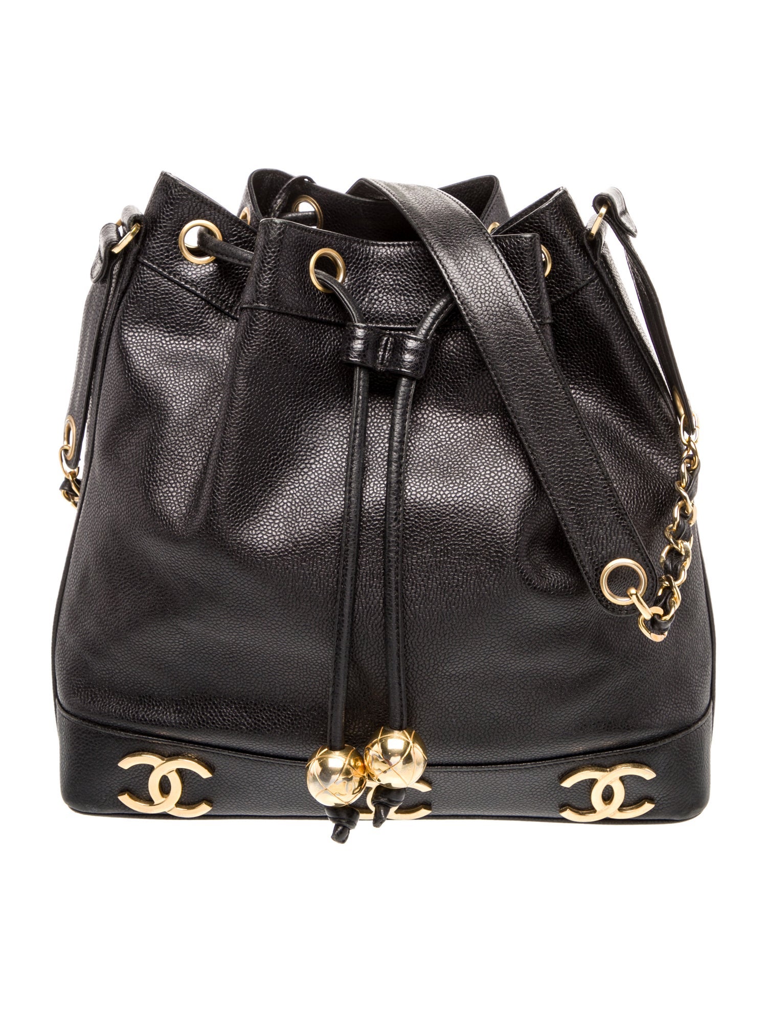 Chanel Triple CC Bucket Bag - Black Bucket Bags, Handbags - CHA1264042 ...