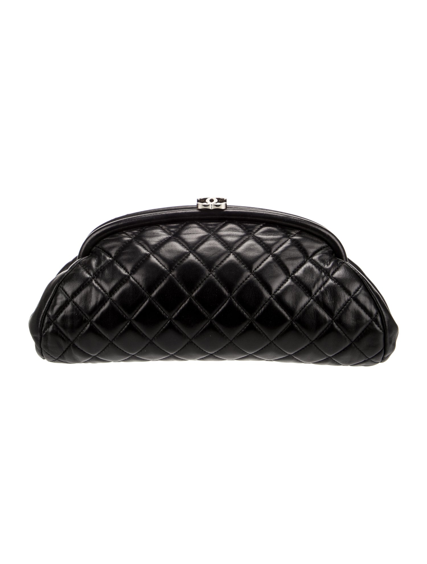 Chanel Timeless Frame Clutch - Black Clutches, Handbags - CHA1264590 ...
