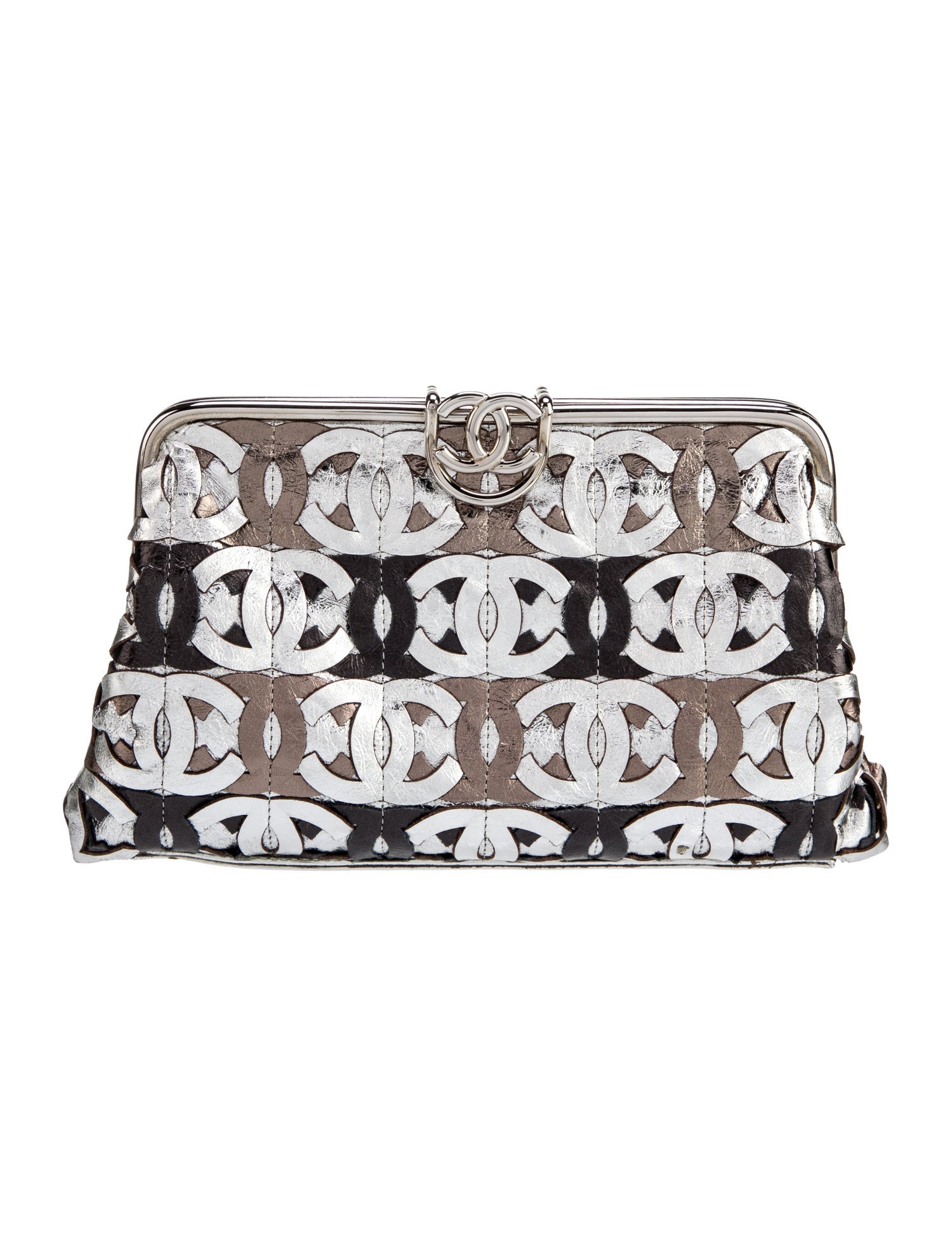 Chanel CC Mix Frame Clutch - Metallic Clutches, Handbags - CHA1266273 ...