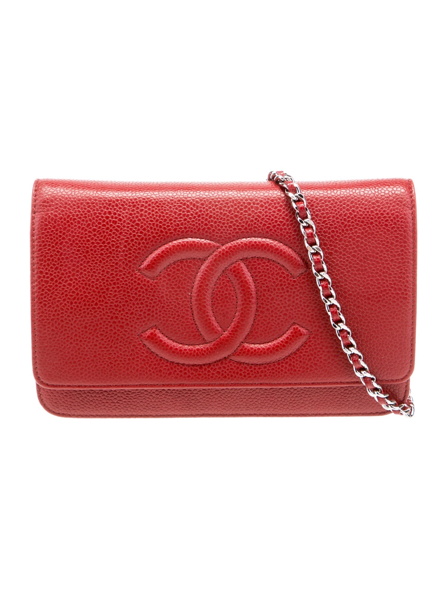 Chanel Timeless Wallet on Chain - Red Crossbody Bags, Handbags ...