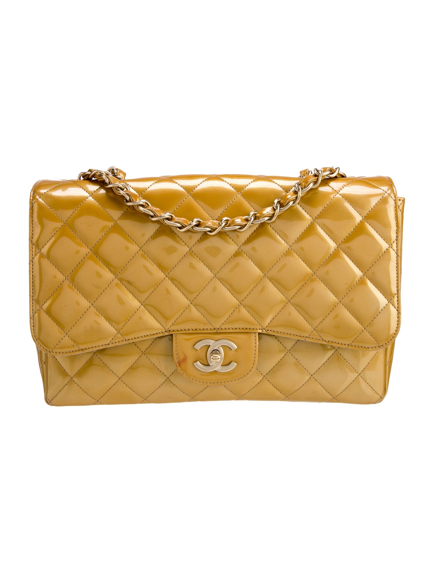 Chanel Maxi Quilted Flap Bag - Gold Shoulder Bags, Handbags ...