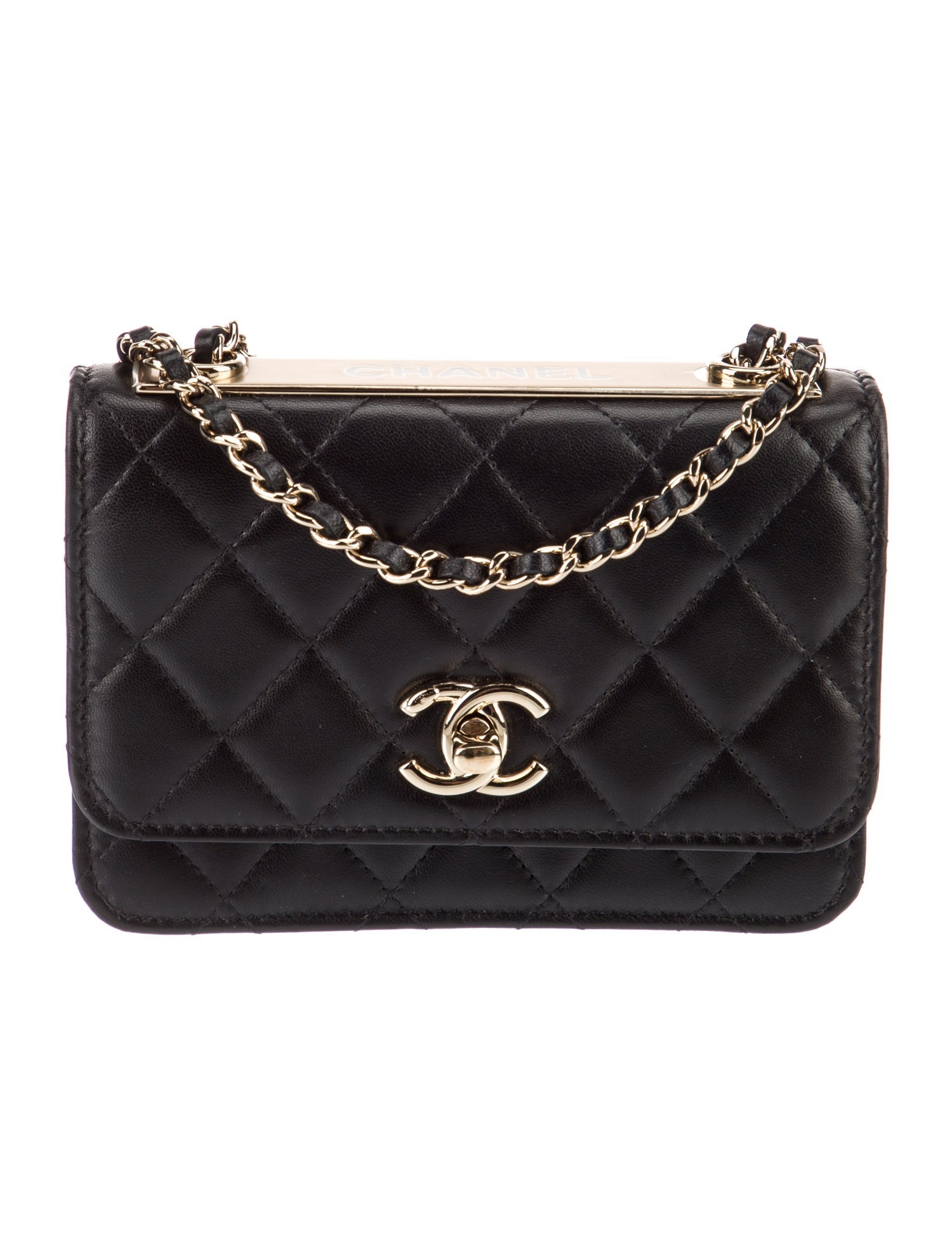 Chanel Tweed Round Clutch w/ Chain - Pink Mini Bags, Handbags ...