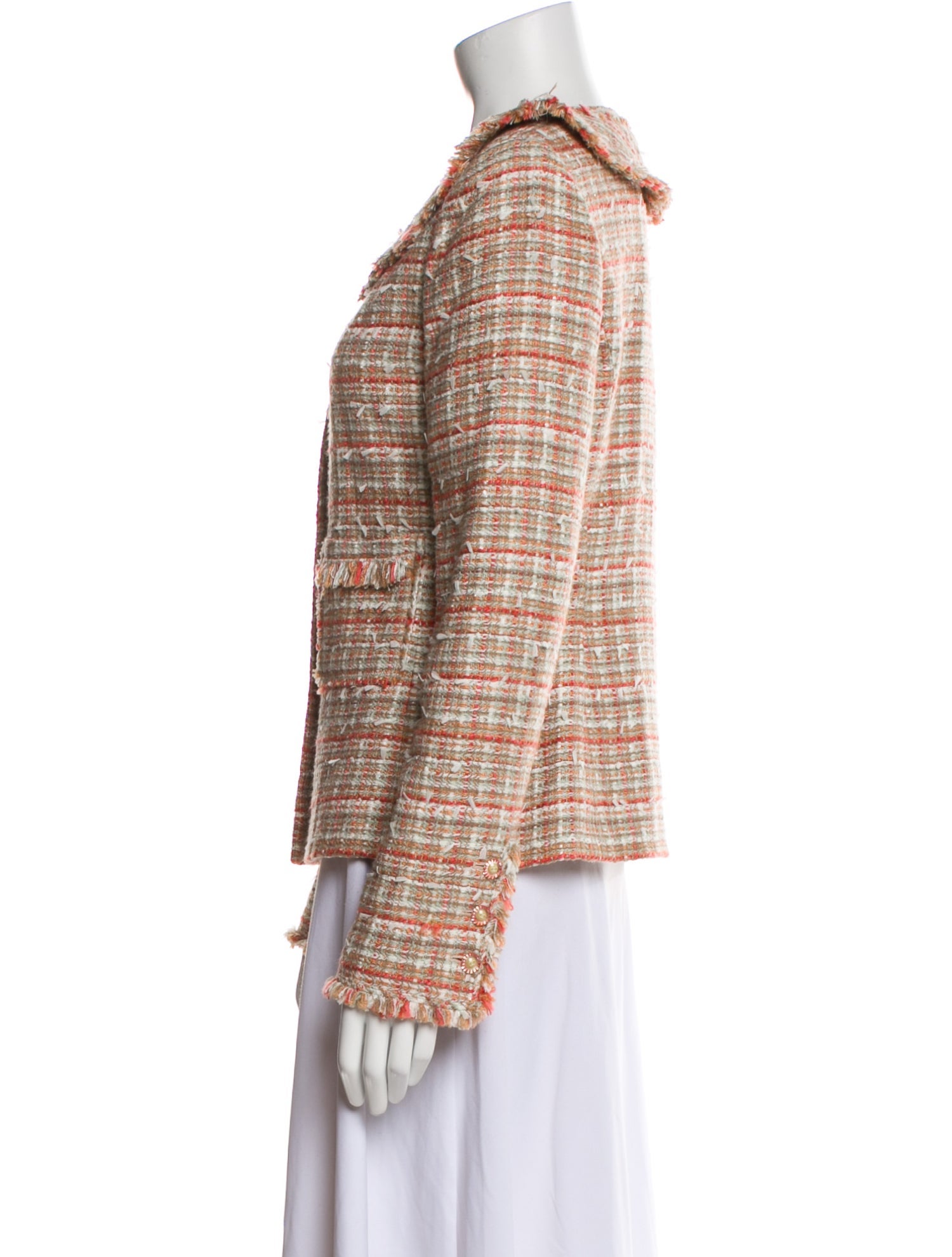 Chanel Vintage 2004 Evening Jacket - Neutrals Jackets, Clothing ...