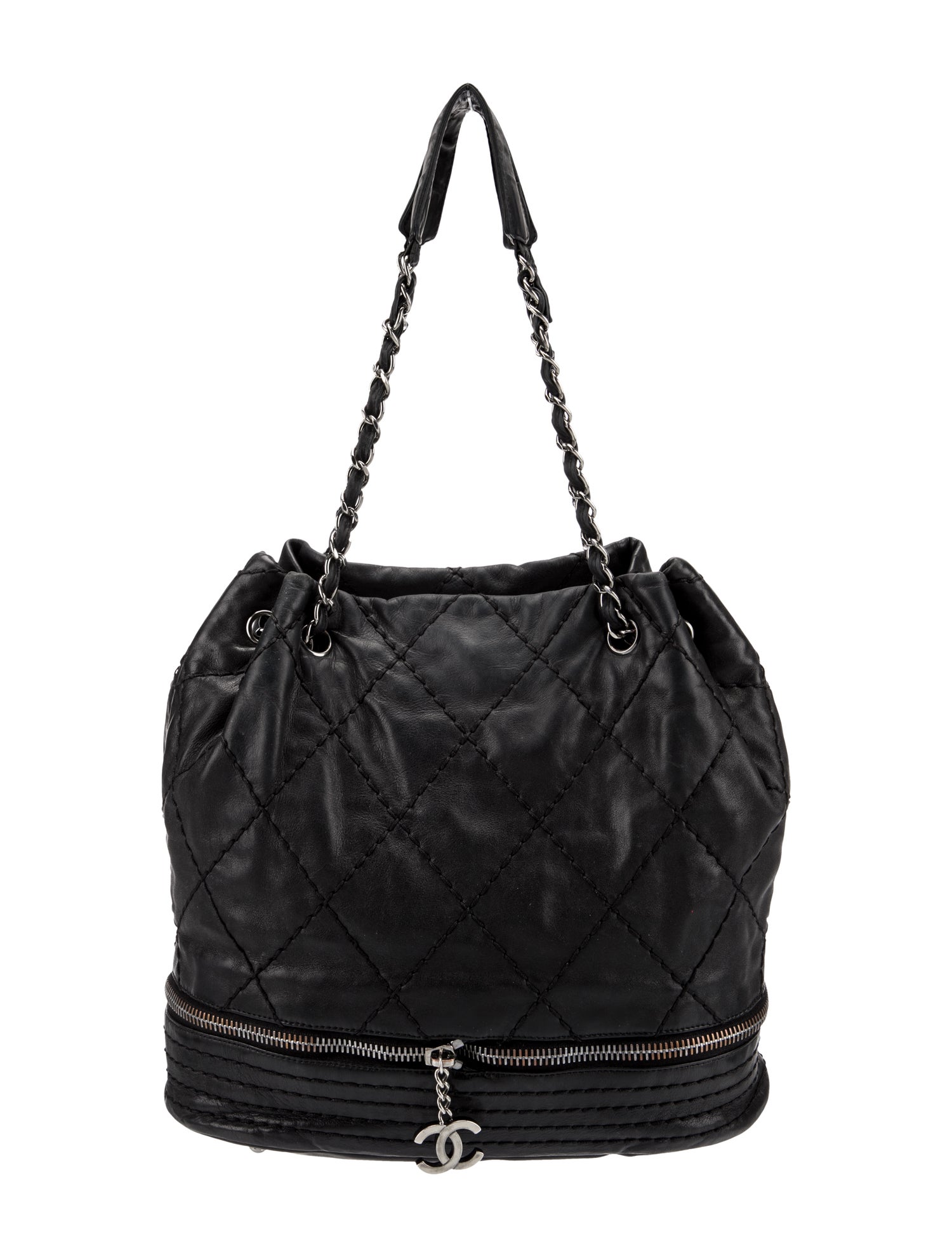 Chanel Expandable Ligne Bucket Bag - Black Bucket Bags, Handbags ...