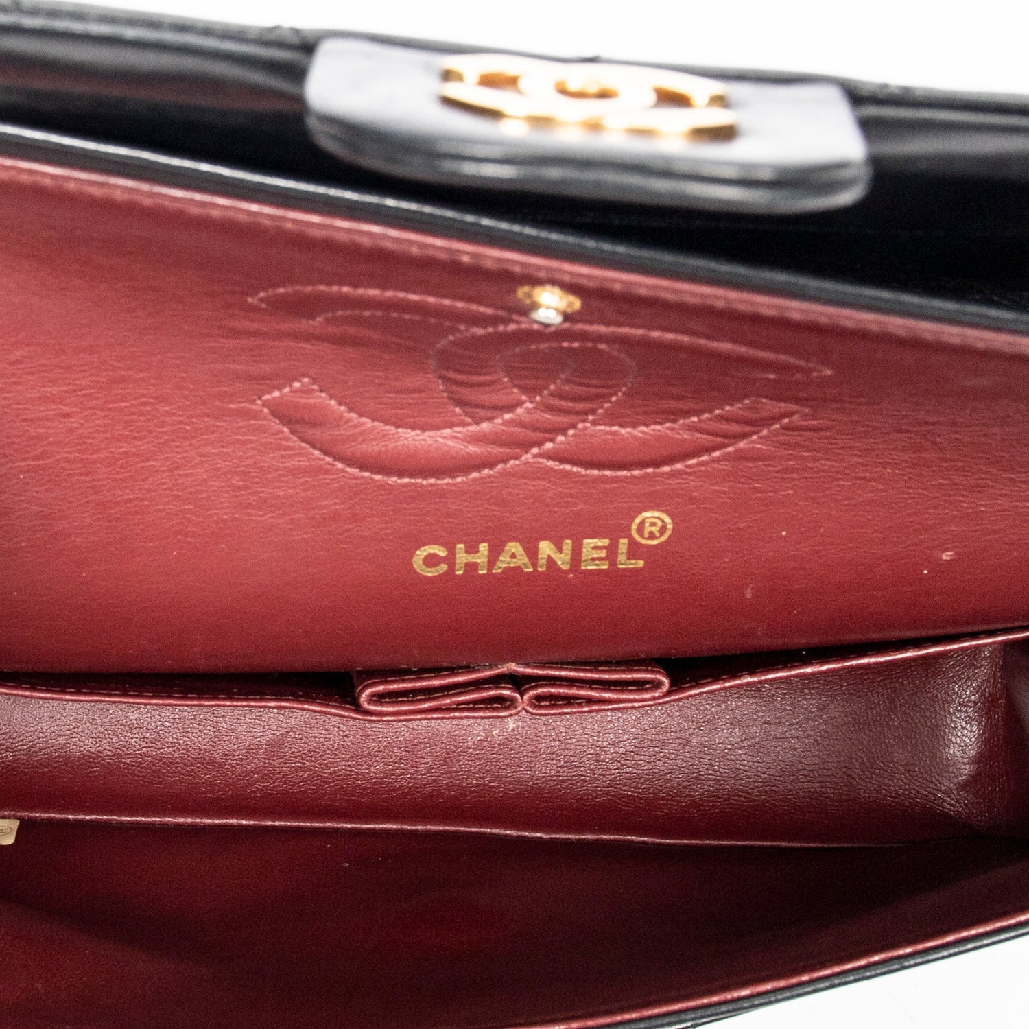 Chanel Interlocking CC Classic Double Flap Medium - Black Shoulder Bags, Handbags - CHA1281734 ...