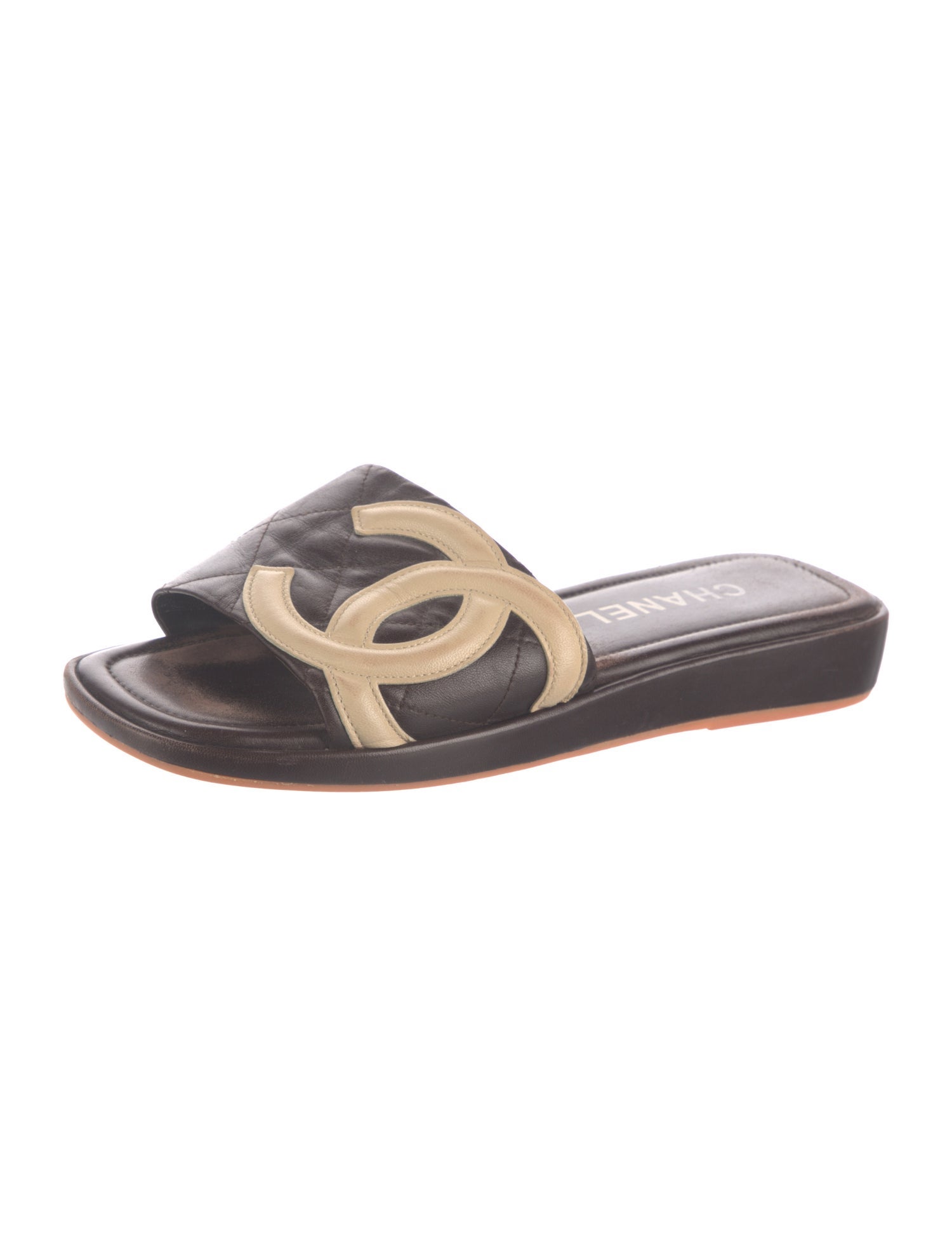 Chanel Slides On Sale - Up To 90% Off | The RealReal