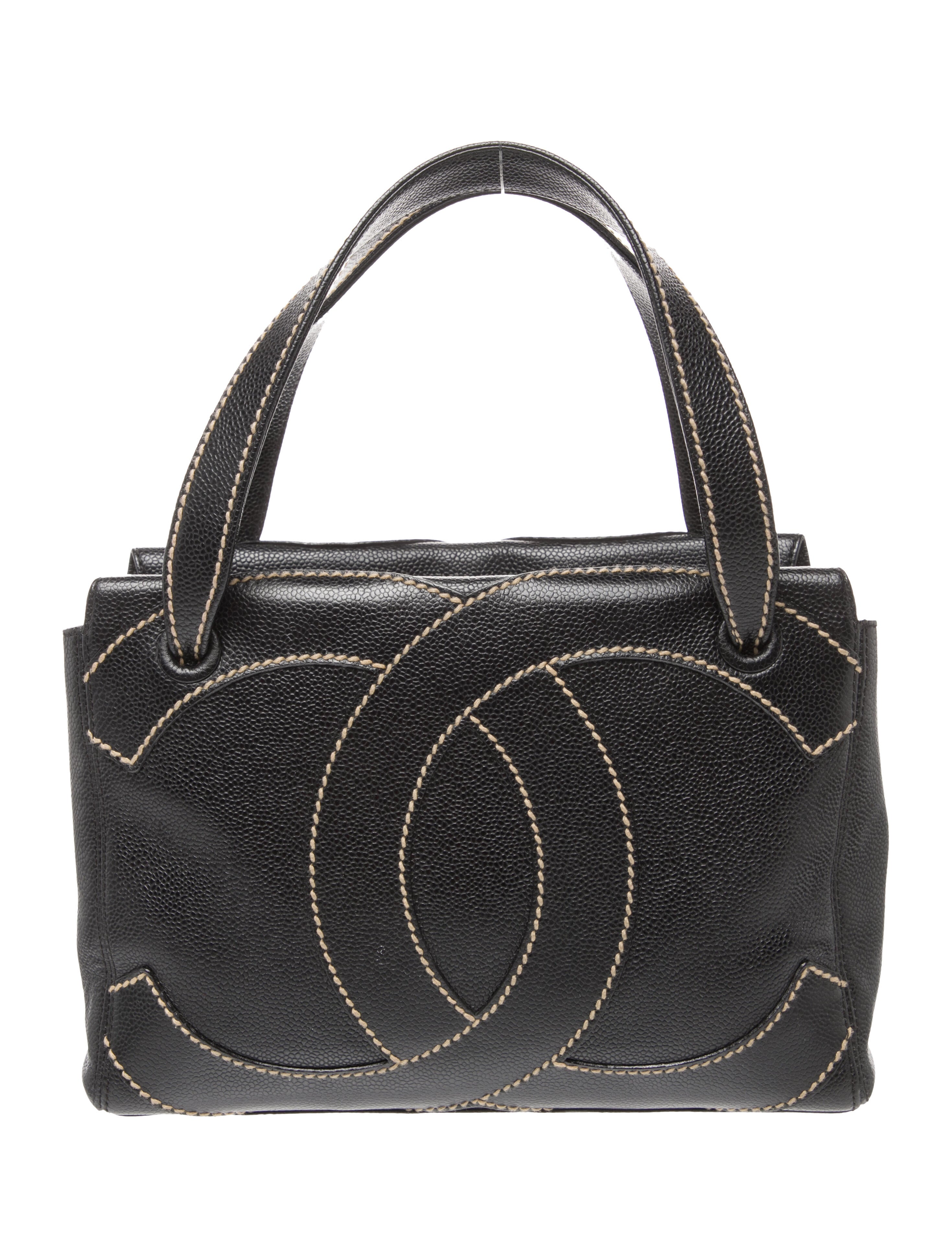 Chanel CC Stitch Tote - Black Totes, Handbags - CHA1292310 | The RealReal