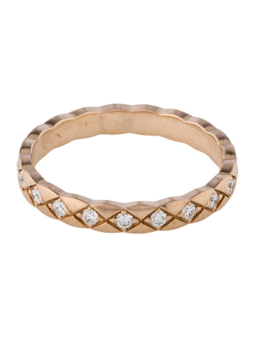 Chanel 18K Diamond Coco Crush Ring - Band, Rings - CHA1296591 | The ...