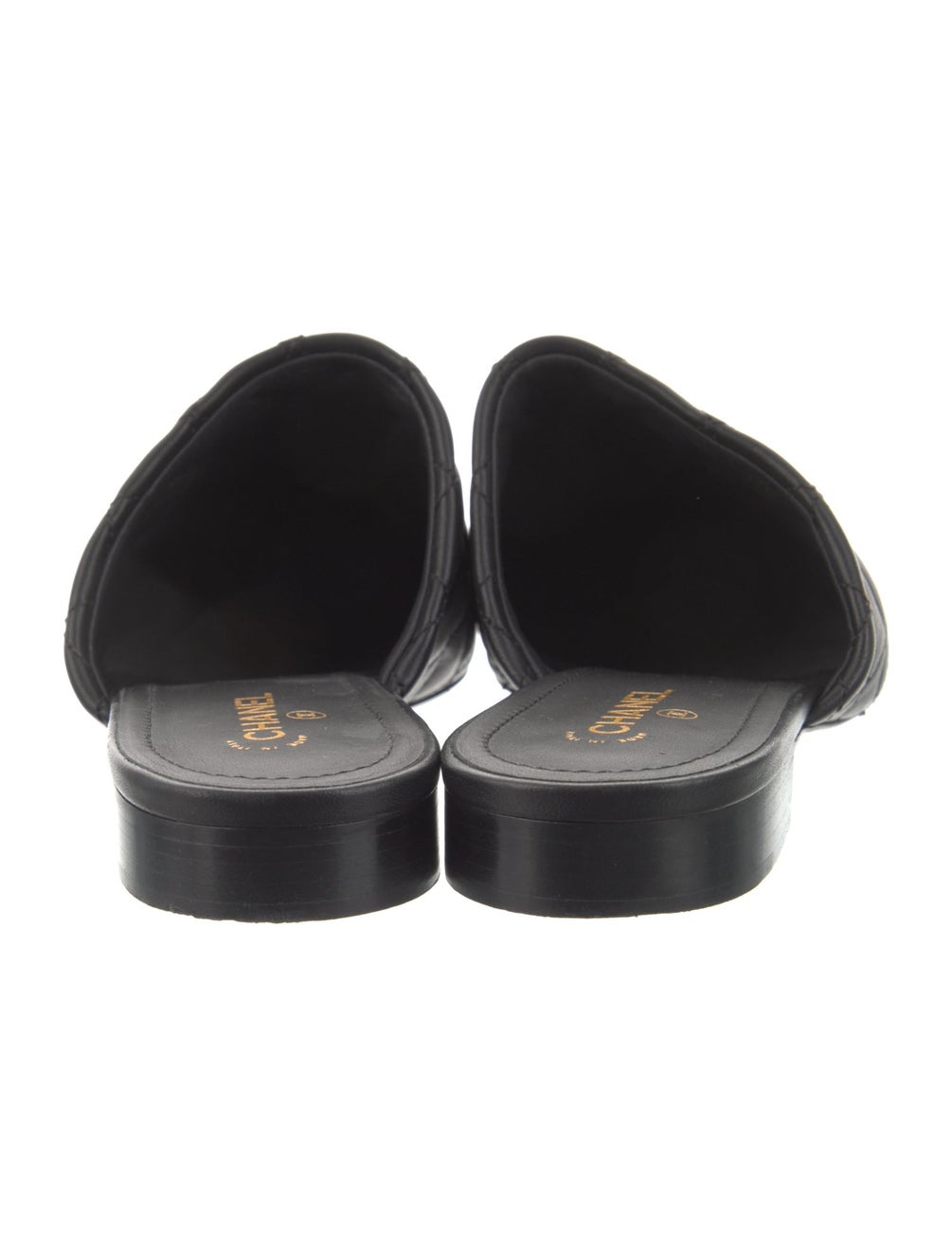 Chanel 2017 Interlocking CC Logo Mules - Black Flats, Shoes ...