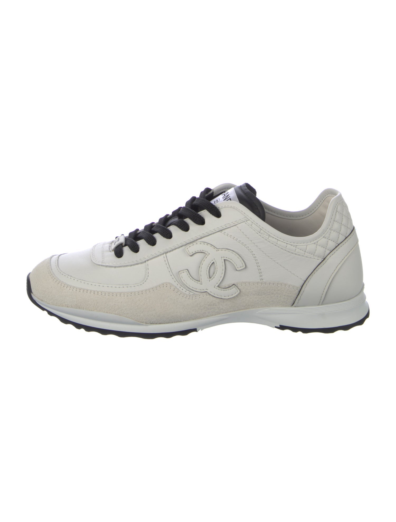 Chanel 2025 Interlocking CC Logo Sneakers - White Sneakers, Shoes ...