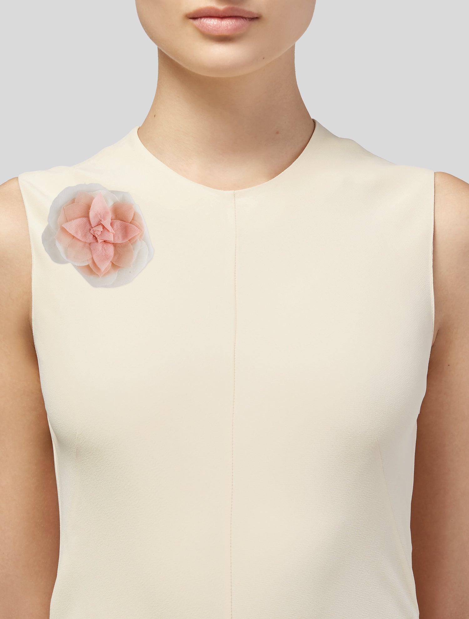 Chanel Vintage CC Coated Camellia Brooch - Pink Pin, Brooches ...