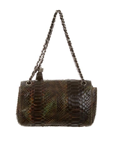 Chanel Python Medium Soho Tassel Flap Bag - Handbags - CHA145714 | The ...