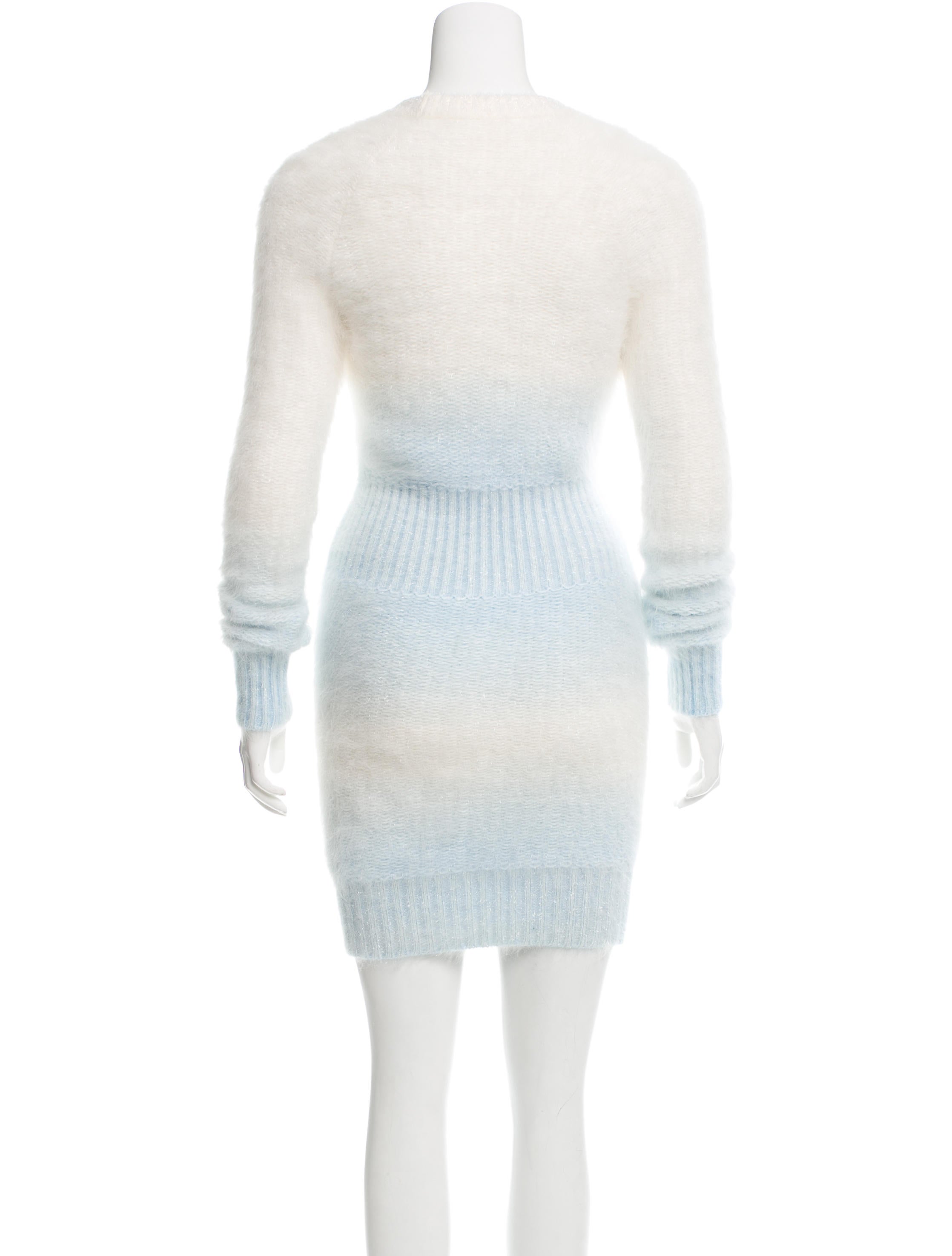 Chanel Angora Sweater Dress - Clothing - CHA148587 | The RealReal