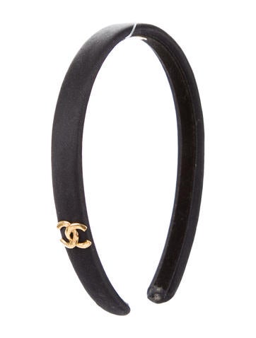 Chanel Satin CC Headband - Accessories - CHA148990 | The RealReal