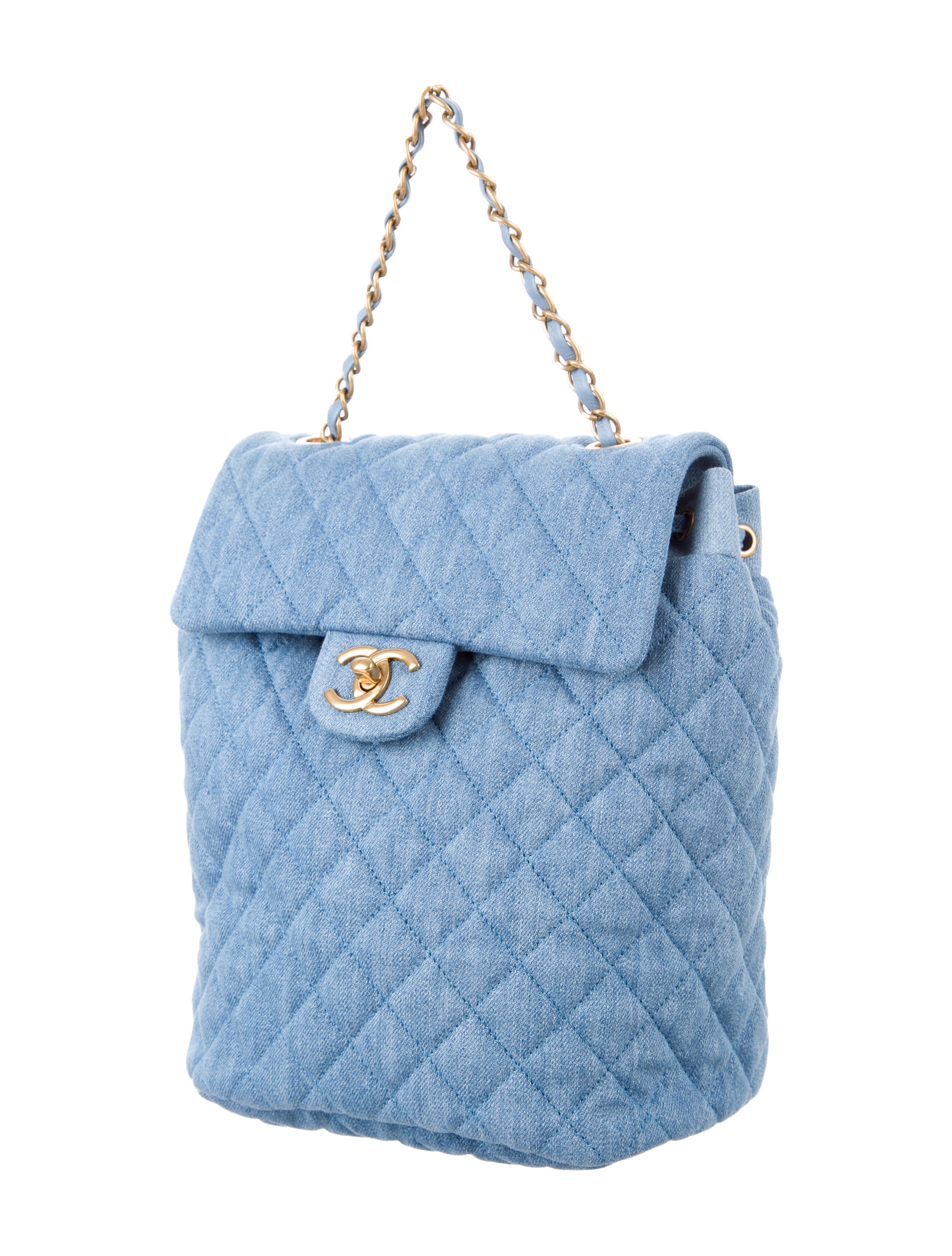 Chanel 2016 Urban Spirit Backpack - Blue Backpacks, Handbags ...