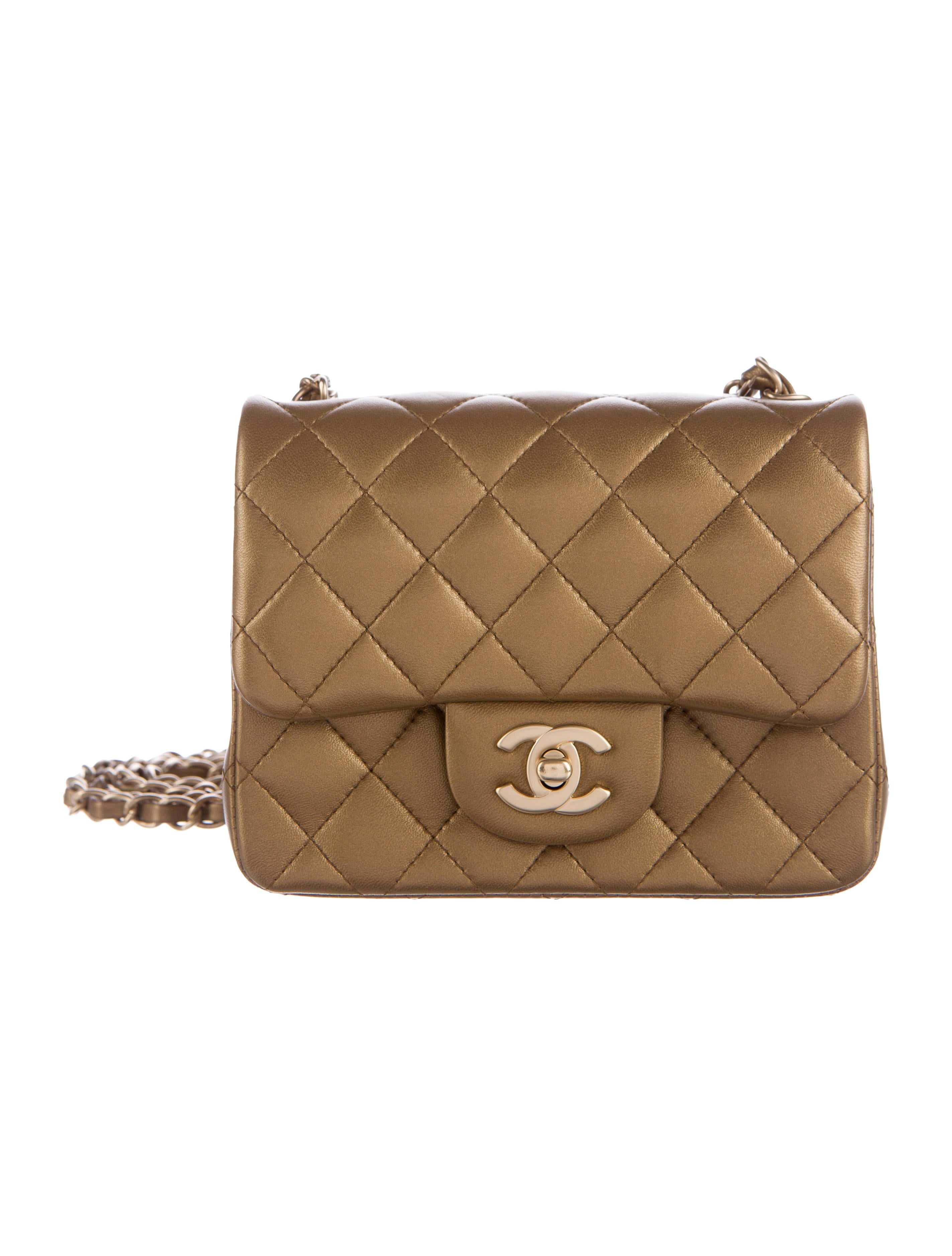 Chanel Mini Classic Square Flap Bag - Handbags - CHA170034 | The RealReal