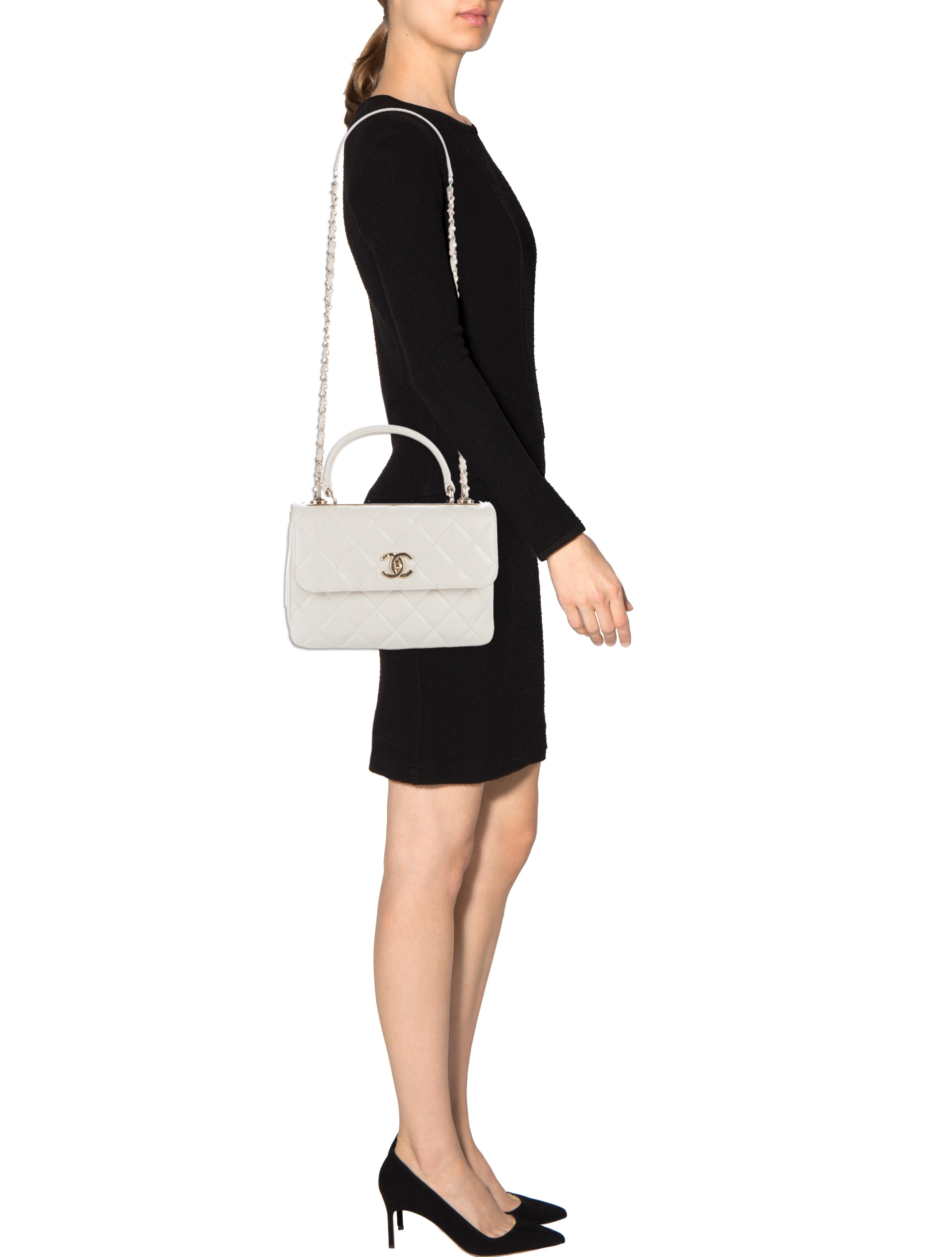 Chanel Trendy CC Small Flap Bag - White Satchels, Handbags - CHA171331 ...