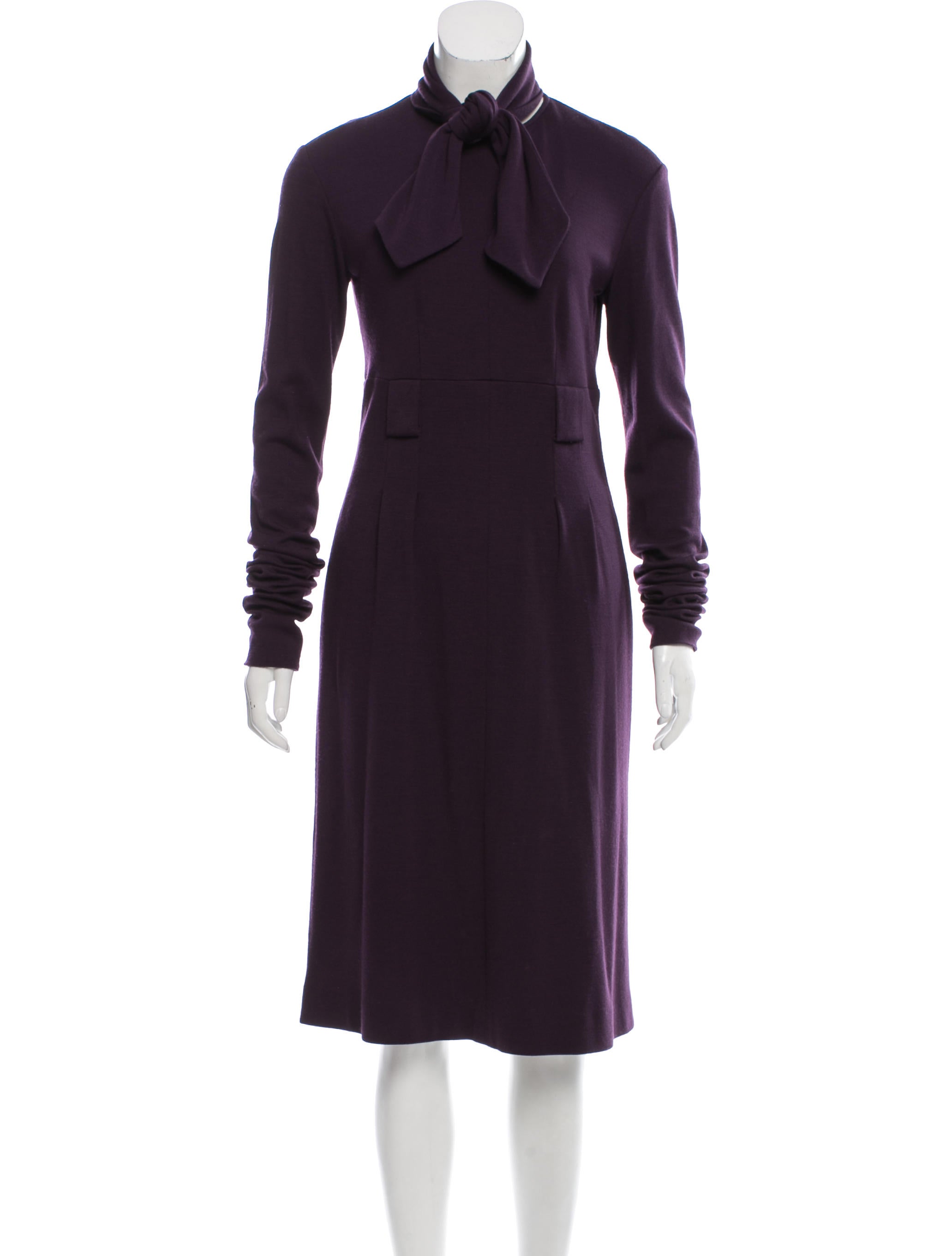 Chanel Wool Sheath Dress - Clothing - CHA172847 | The RealReal