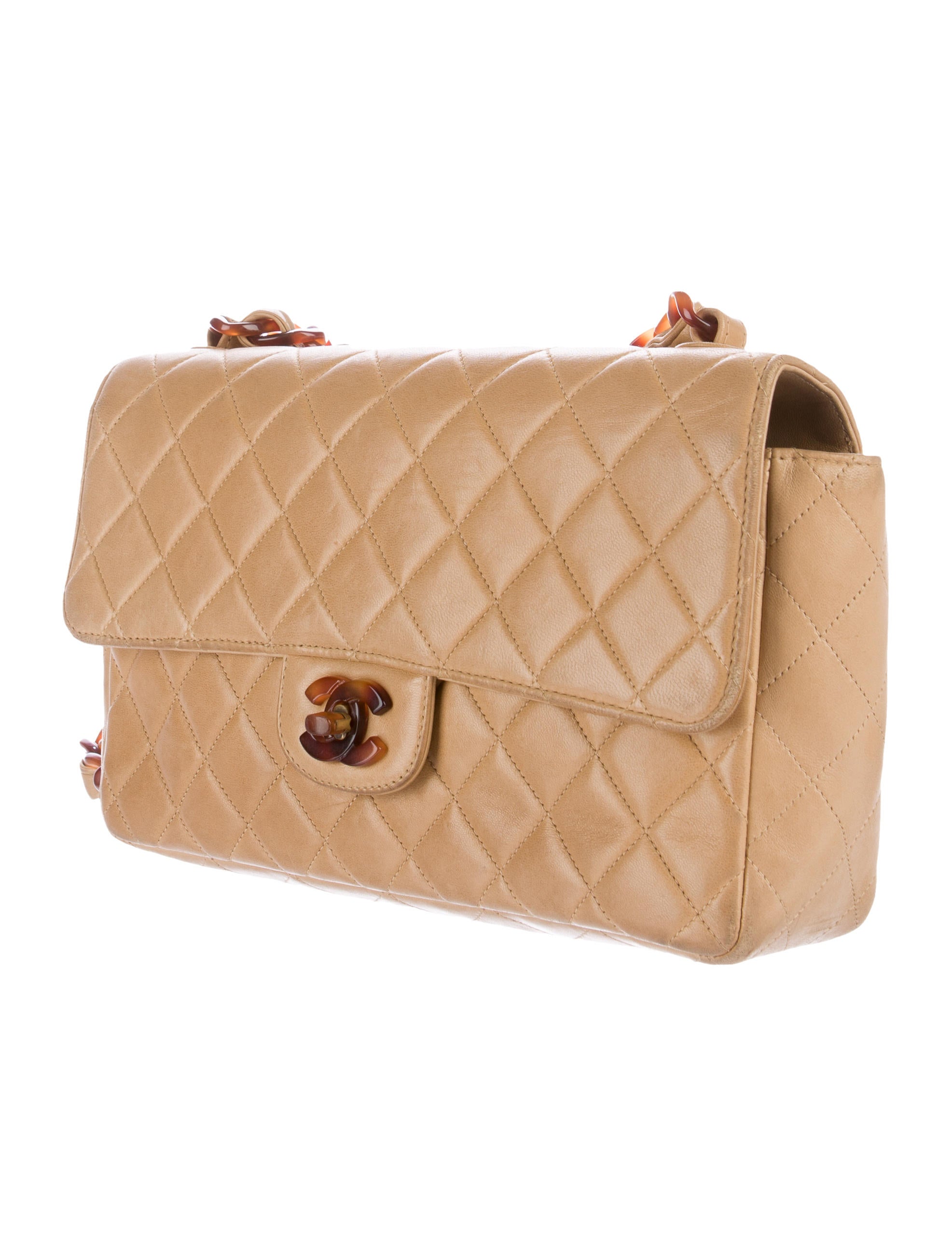 Chanel Tortoise Shell Chain Flap Bag - Handbags - CHA177697 | The RealReal